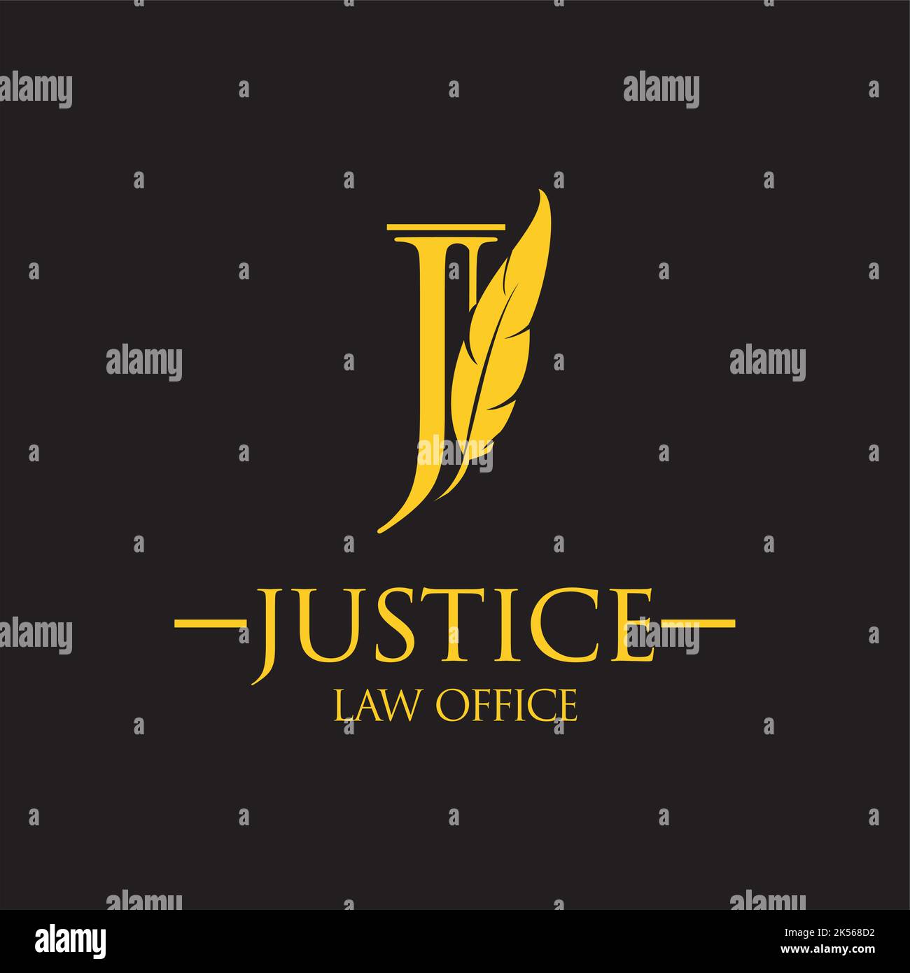 justice law exclusive logo design inspiration Stock Vector Image & Art ...