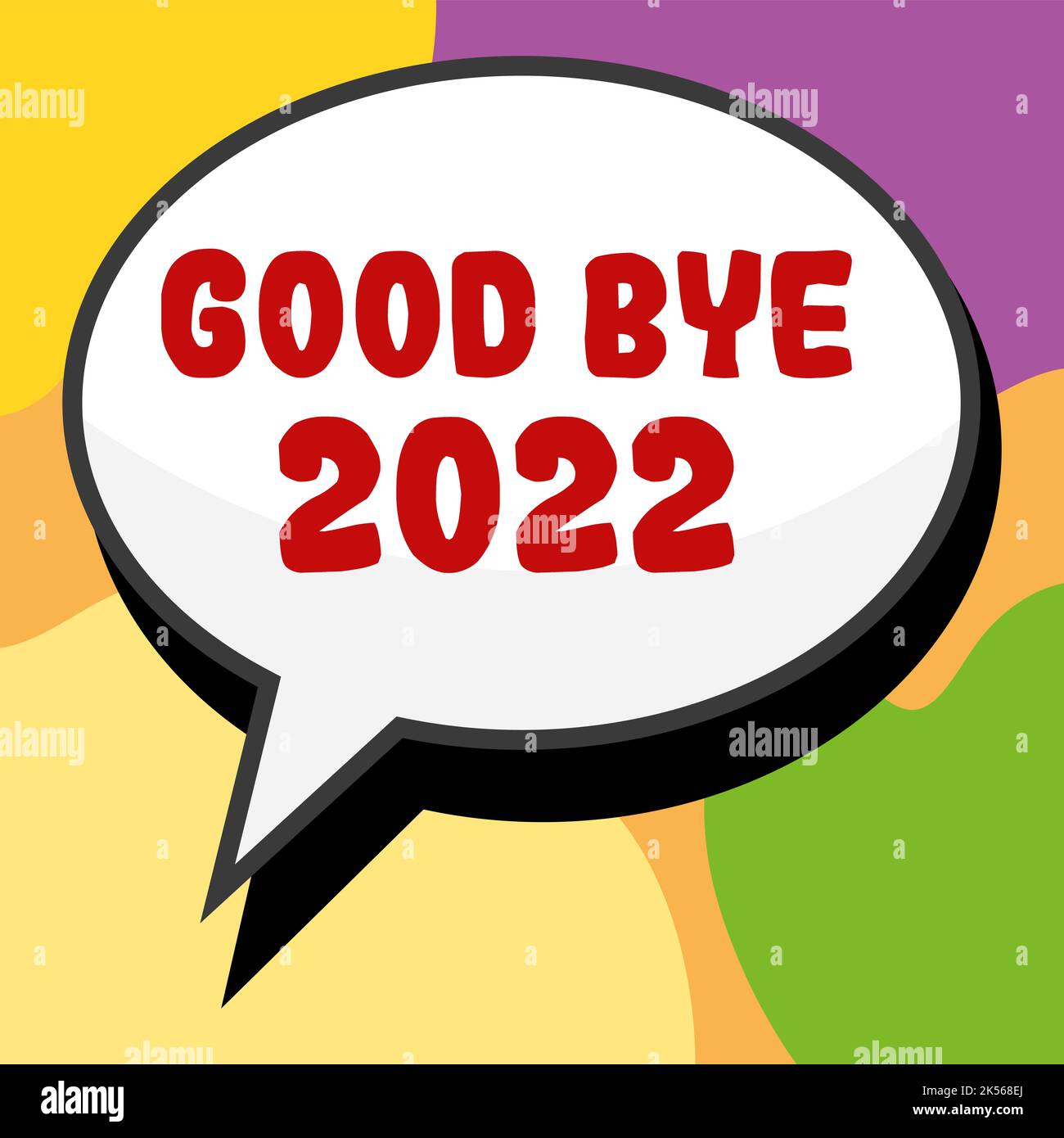 Conceptual caption Goodbye 2023, Business overview Merry Christmas ...