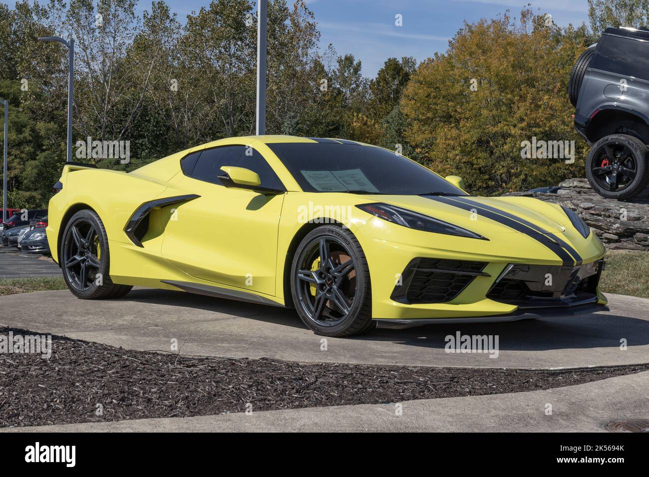 Indianapolis - Circa October 2022: Chevrolet Corvette display at a ...
