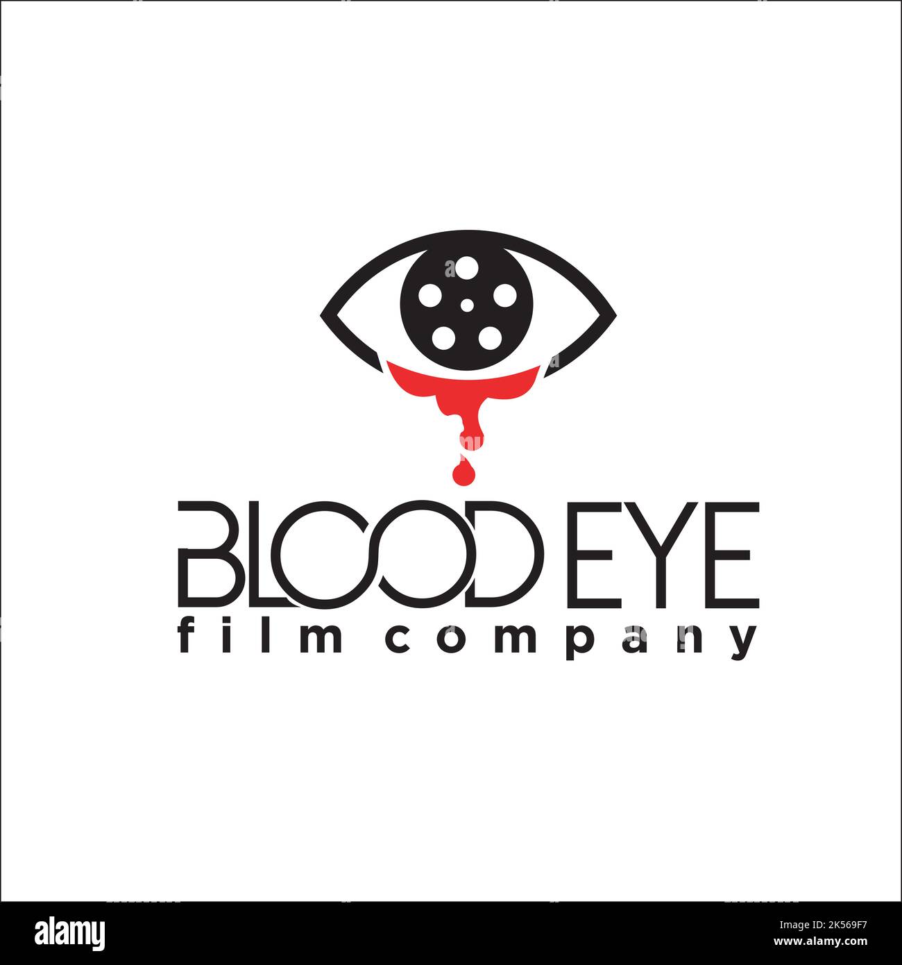 Blood simple film Stock Vector Images - Alamy