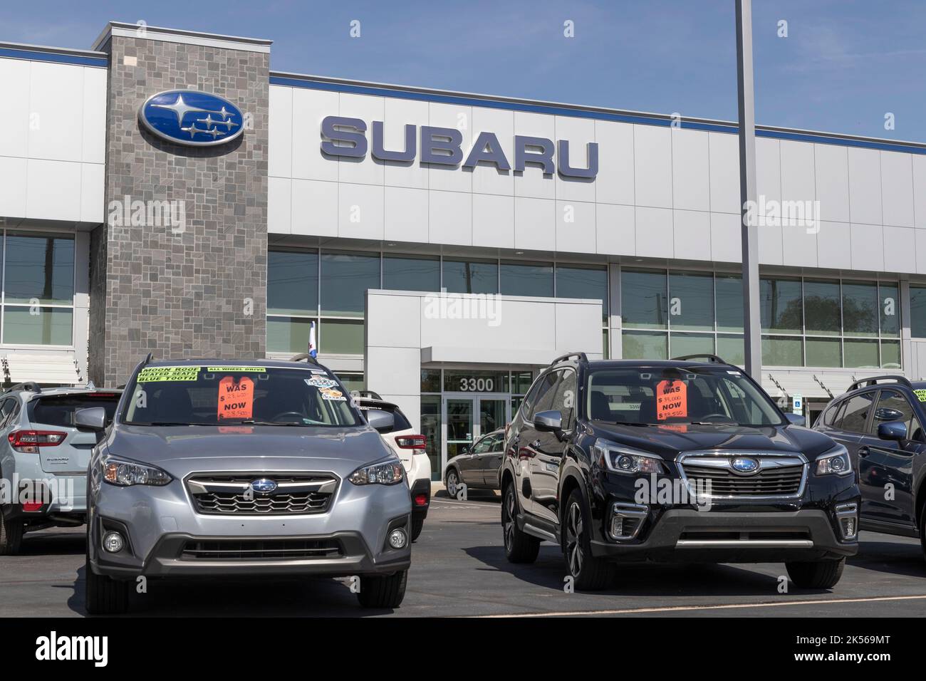 Indianapolis - Circa October 2022: Used car display at a Subaru car ...