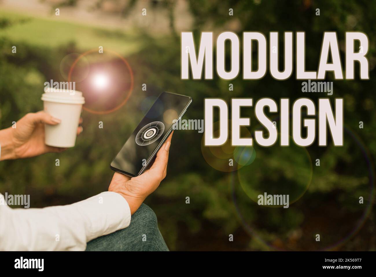 Text showing inspiration Modular Design, Business concept Using ...