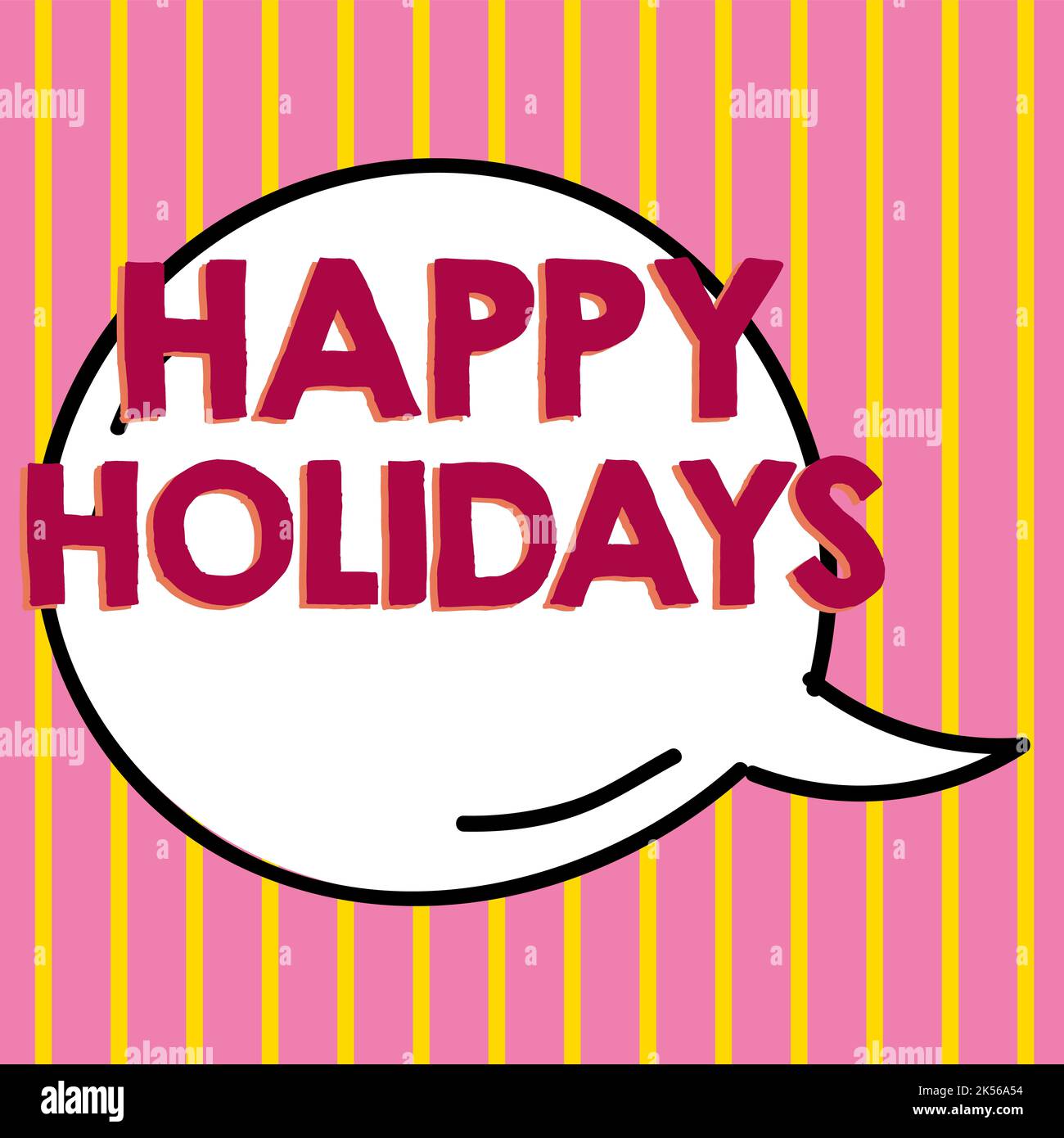 Text showing inspiration Happy Holidays, Concept meaning greeting used ...