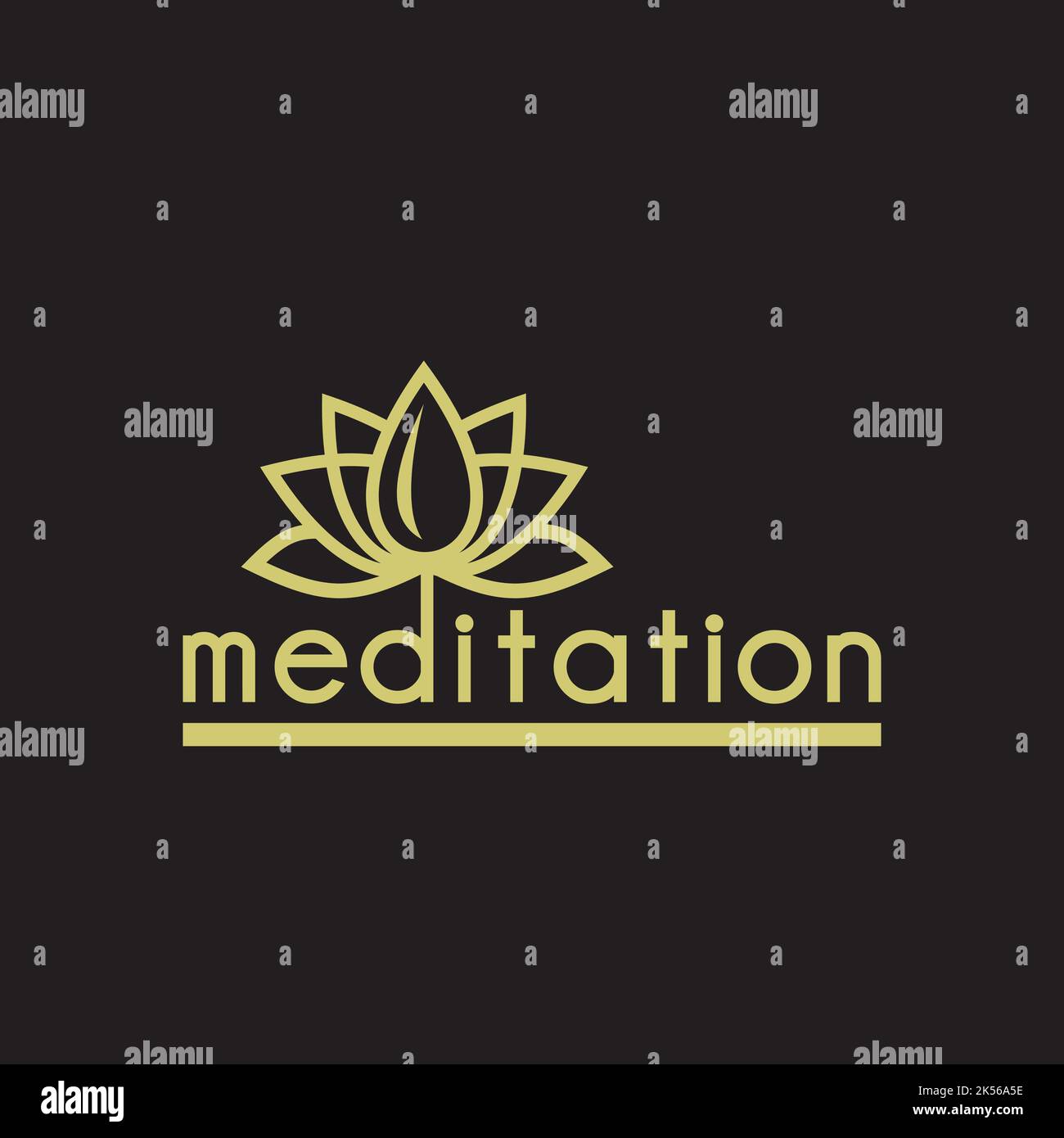 meditation exclusive logo design inspiration Stock Vector Image & Art ...