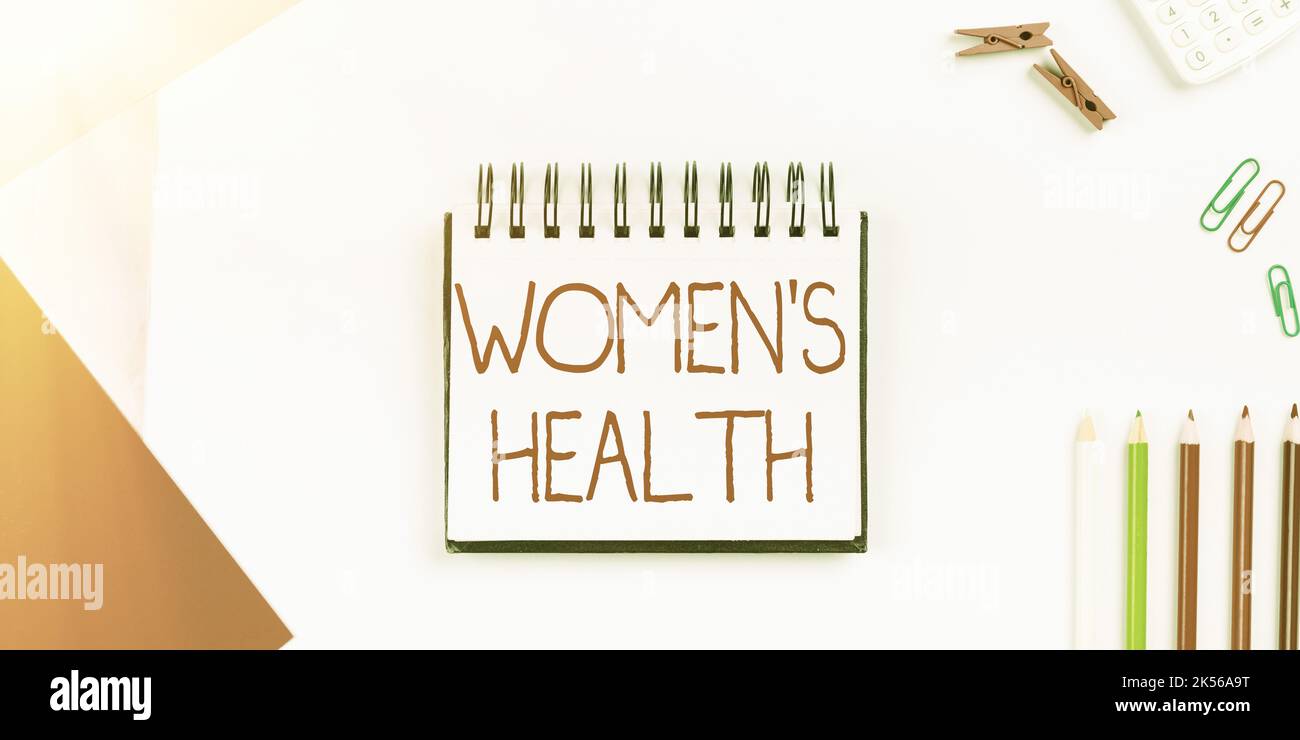Inspiration showing sign Women'S Health, Word for Women's physical ...