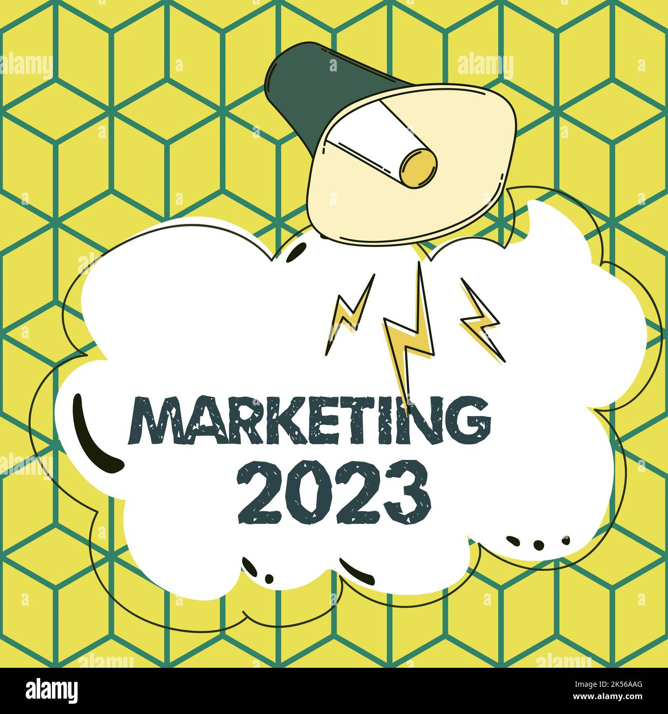 Text showing inspiration Marketing 2023, Business concept Commercial ...