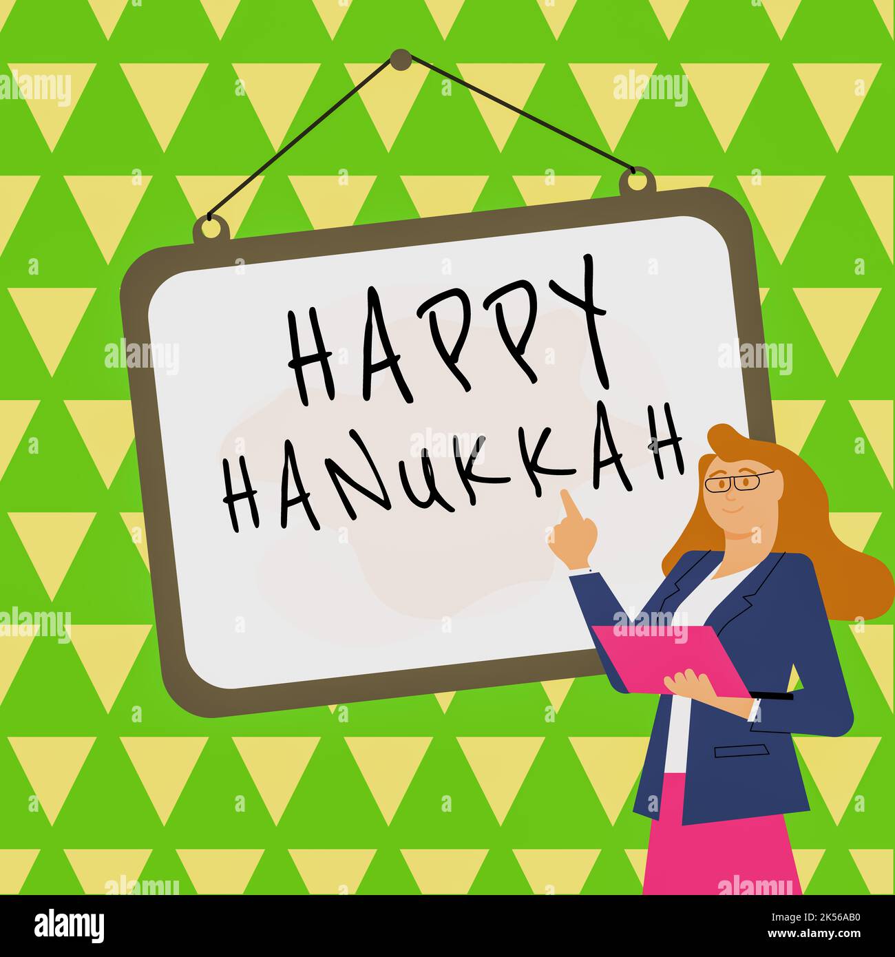 Text sign showing Happy Hanukkah, Concept meaning a day related with ...