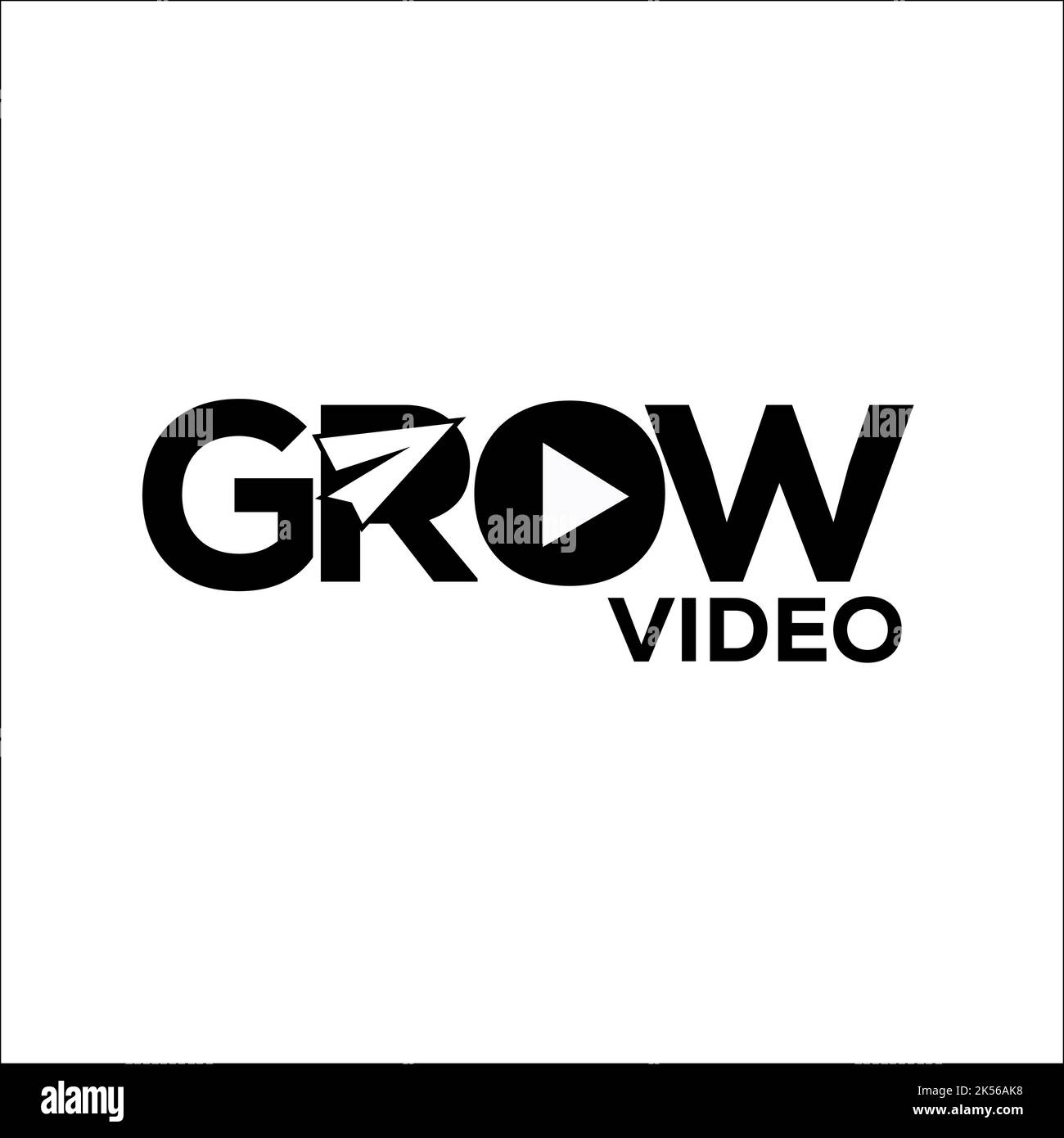 GROW VIDEO LOGO EXCLUSIVE DESIGN INSPIRATION Stock Vector Image & Art ...