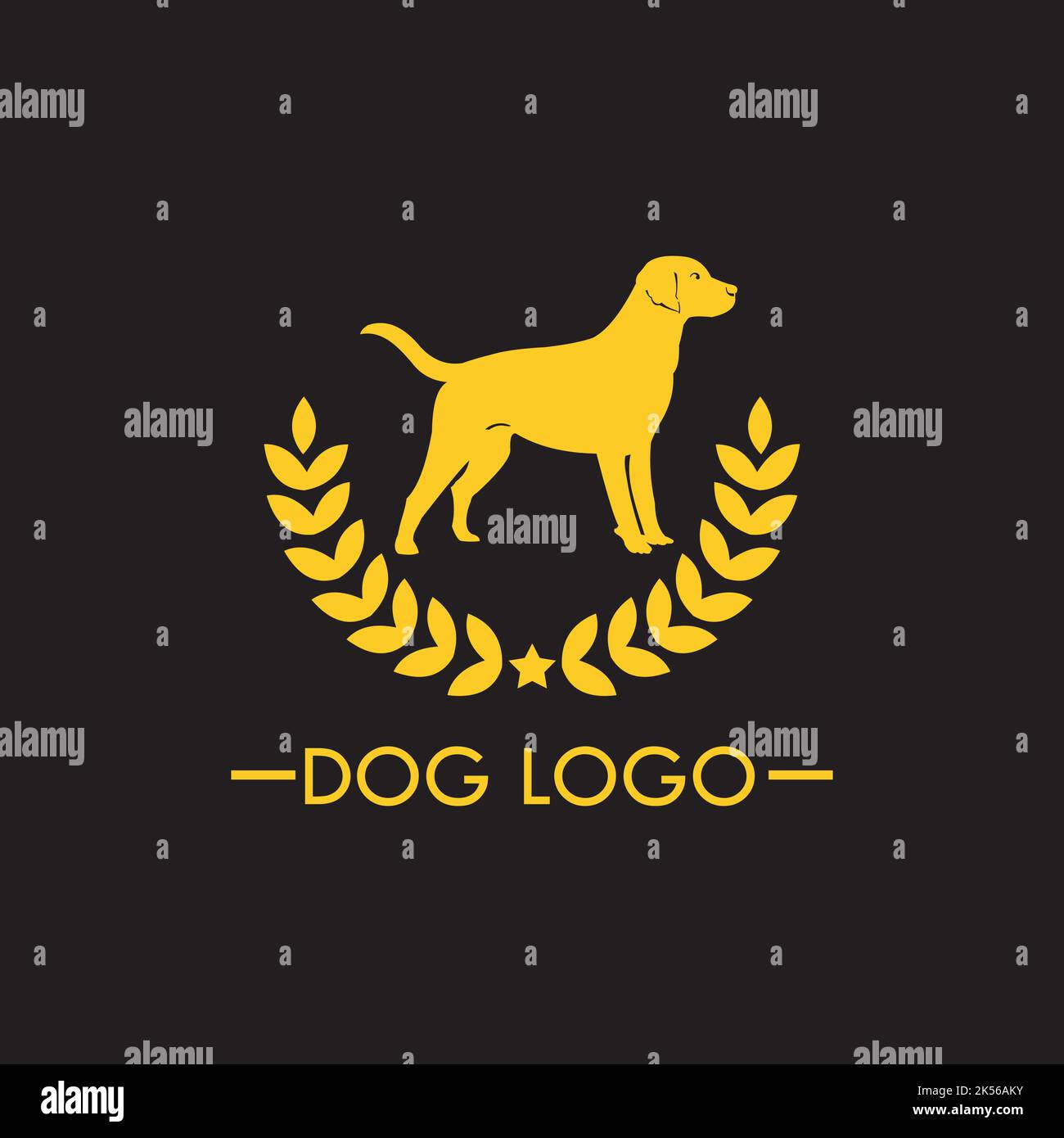 dog exclusive logo design inspiration Stock Vector Image & Art - Alamy