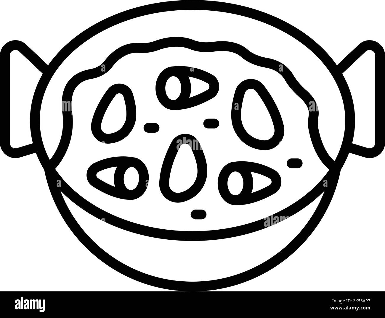 Lunch paella icon outline vector. Culinary cuisine. Food spain Stock ...