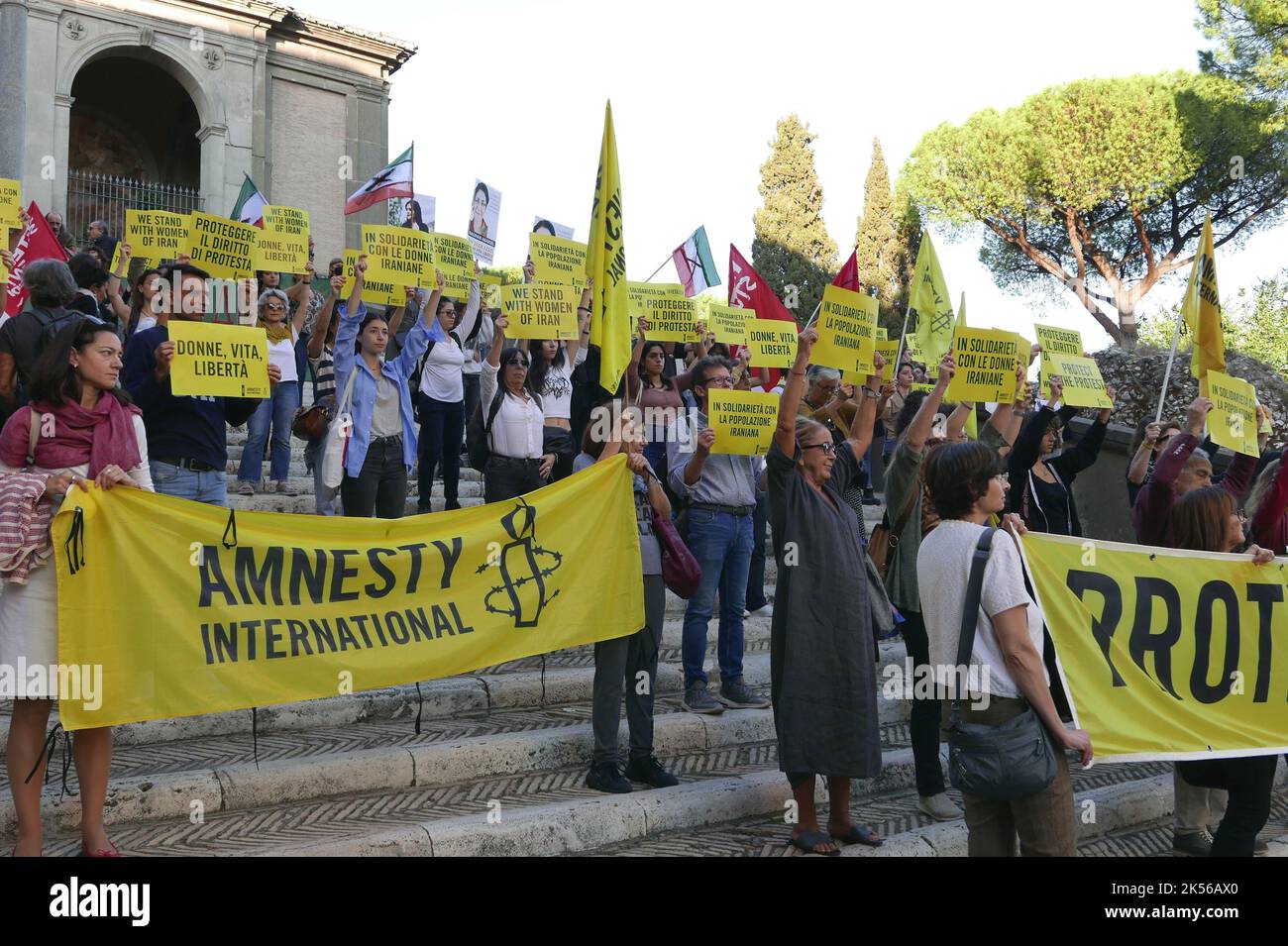 Rome, Italy. 05th Oct, 2022. A shot of Amnesty International's ...