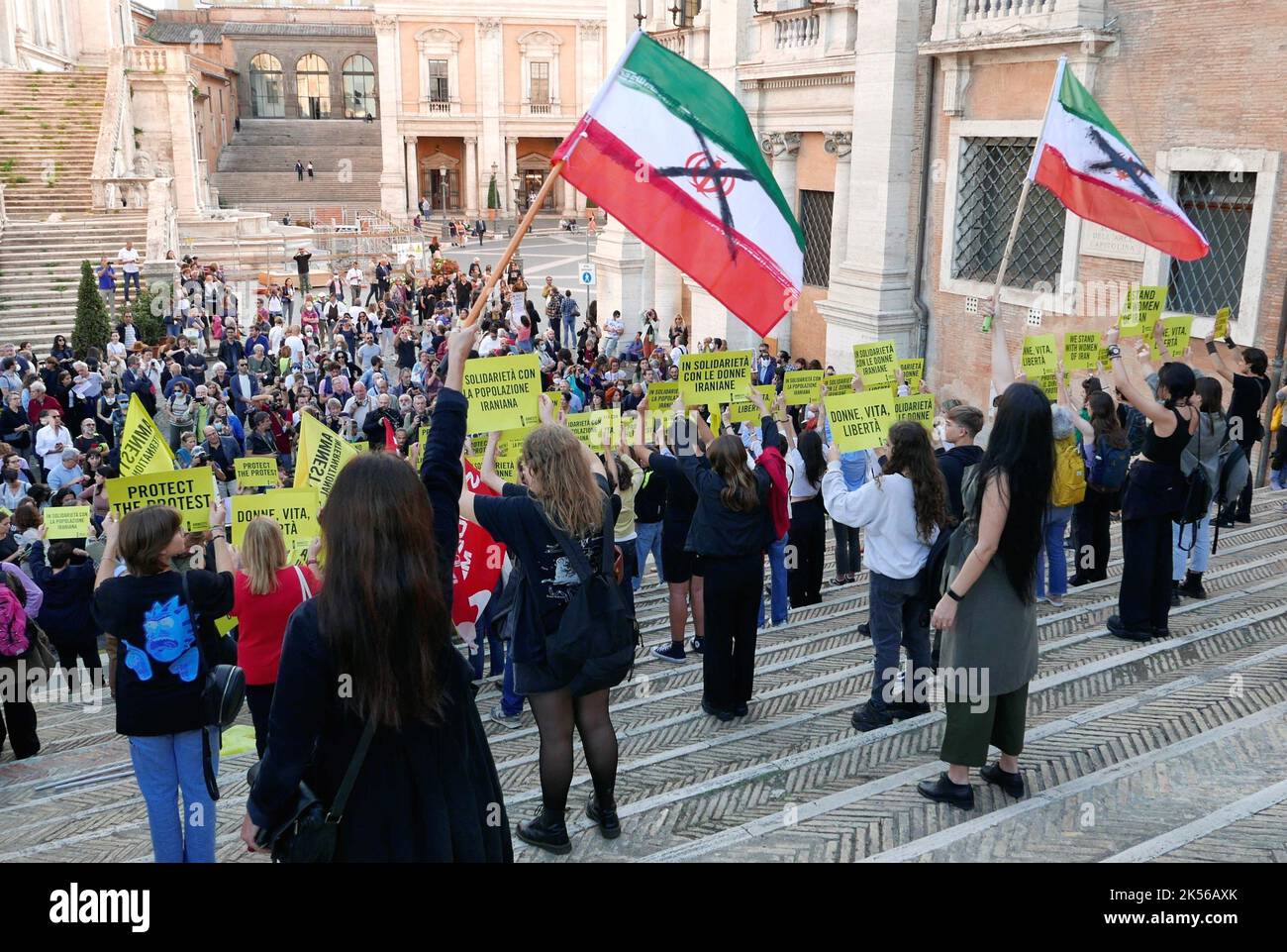 Rome, Italy. 05th Oct, 2022. A shot of Amnesty International's ...