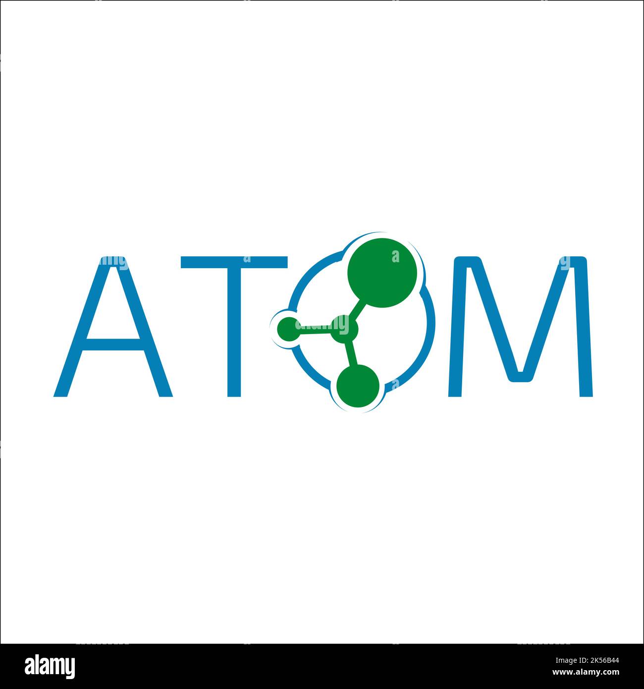 Atom Logo Exclusive Design Inspiration Stock Vector Image And Art Alamy