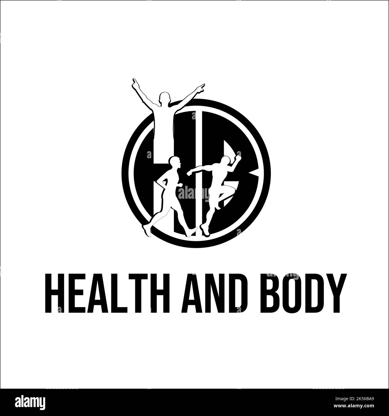 health and body logo exclusive design inspiration Stock Vector Image ...