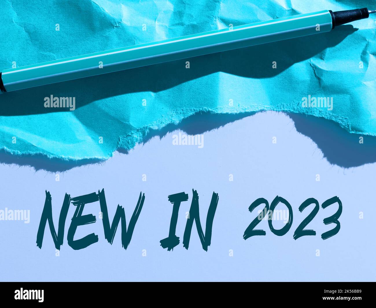 Conceptual caption New In 2023, Business approach list of fresh things ...