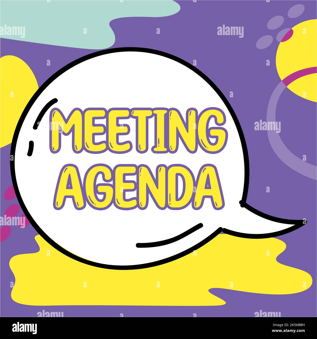Text sign showing Meeting Agenda, Conceptual photo An agenda sets clear ...