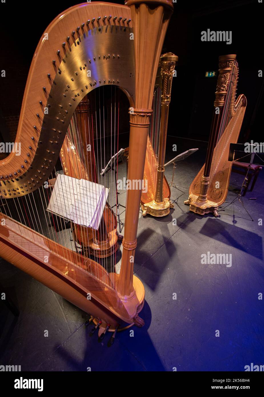 Gold harps hi-res stock photography and images - Alamy