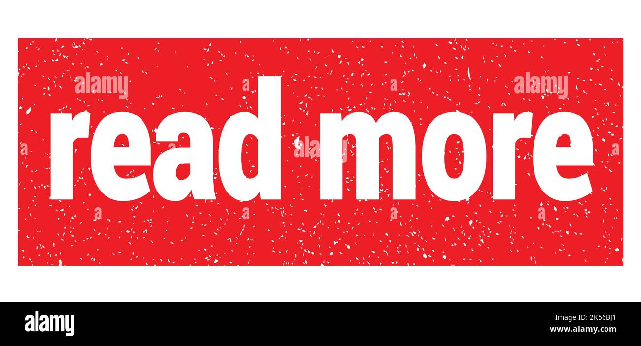 read more text written on red grungy stamp sign Stock Photo - Alamy