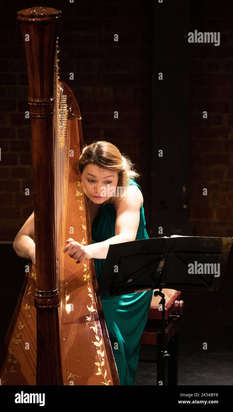 A 4 Girls 4 Harps concert in The Cut arts centre in Suffolk as part of ...