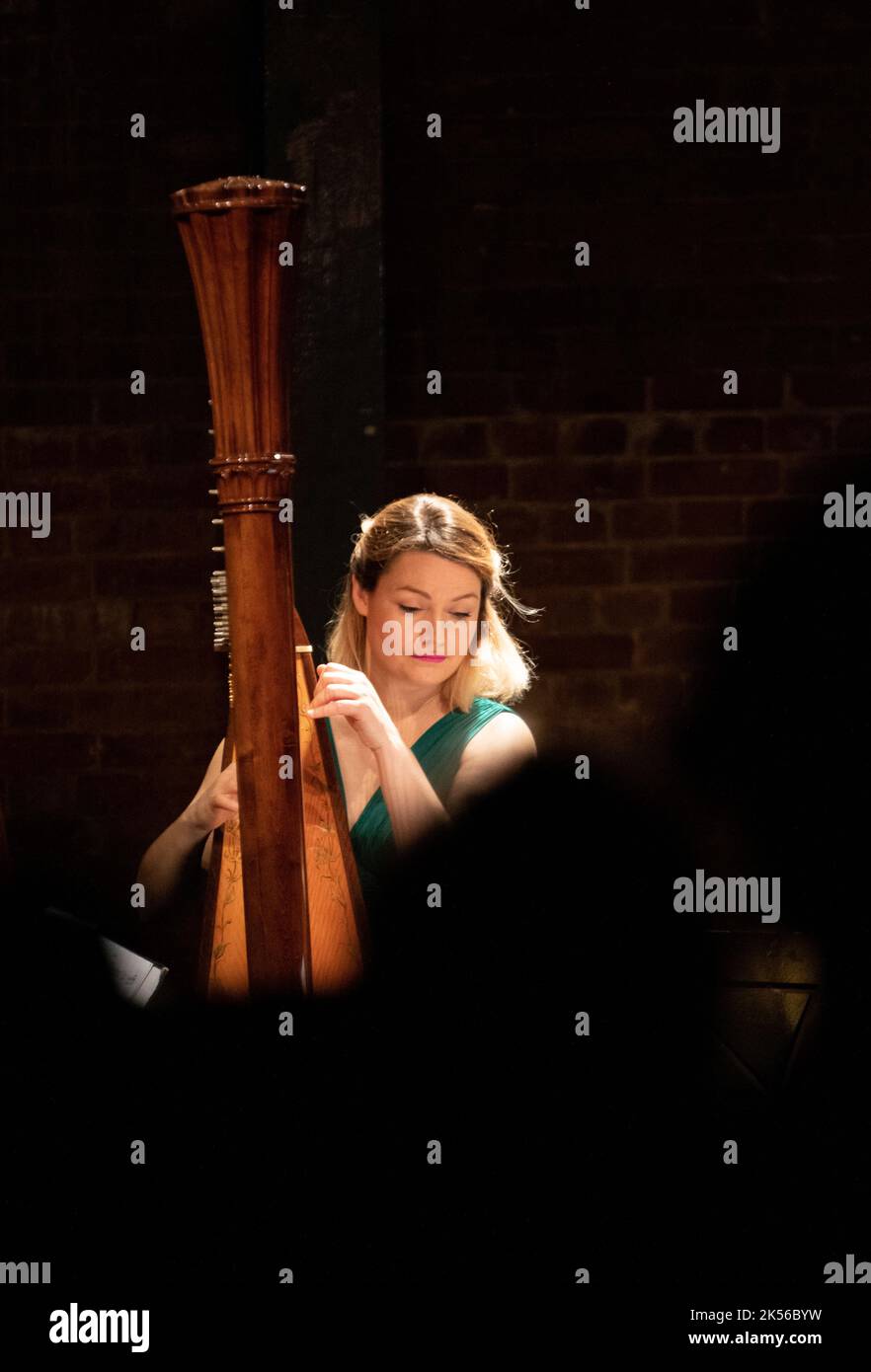 A 4 Girls 4 Harps concert in The Cut arts centre in Suffolk as part of ...