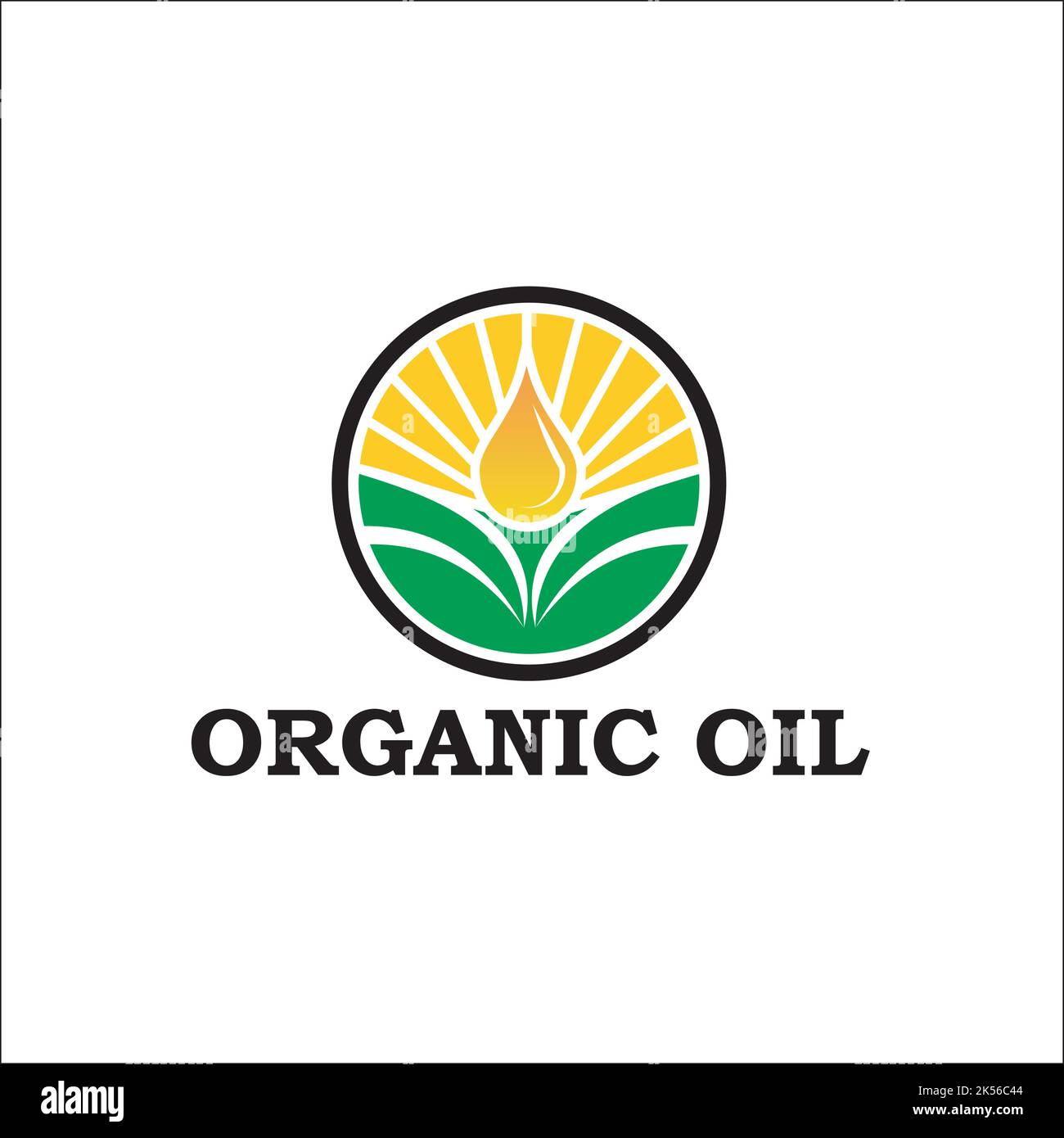 organic oil / exclusive logo design inspiration Stock Vector Image ...