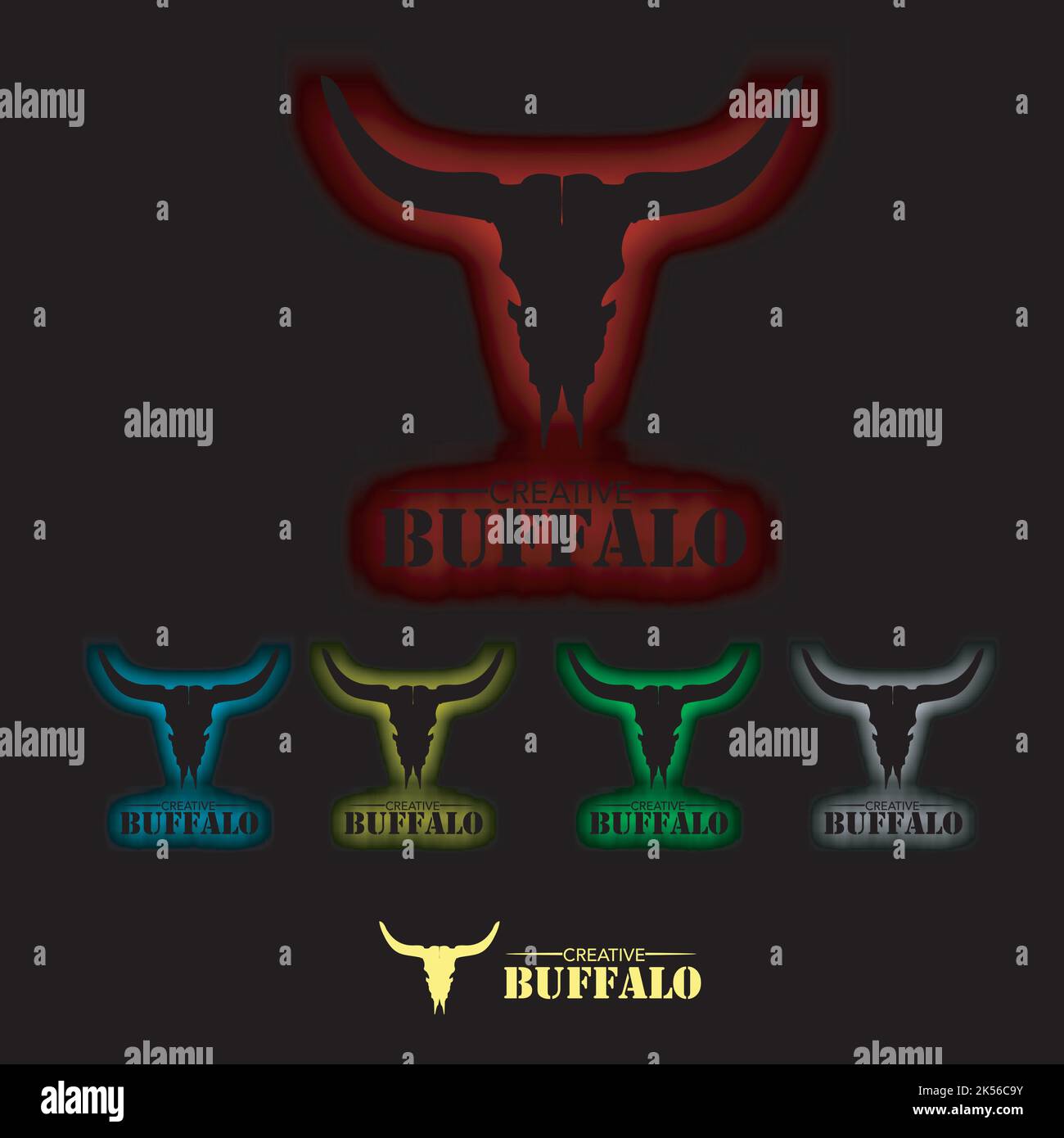 BUFFALO logo exclusive design inspiration Stock Vector Image & Art - Alamy