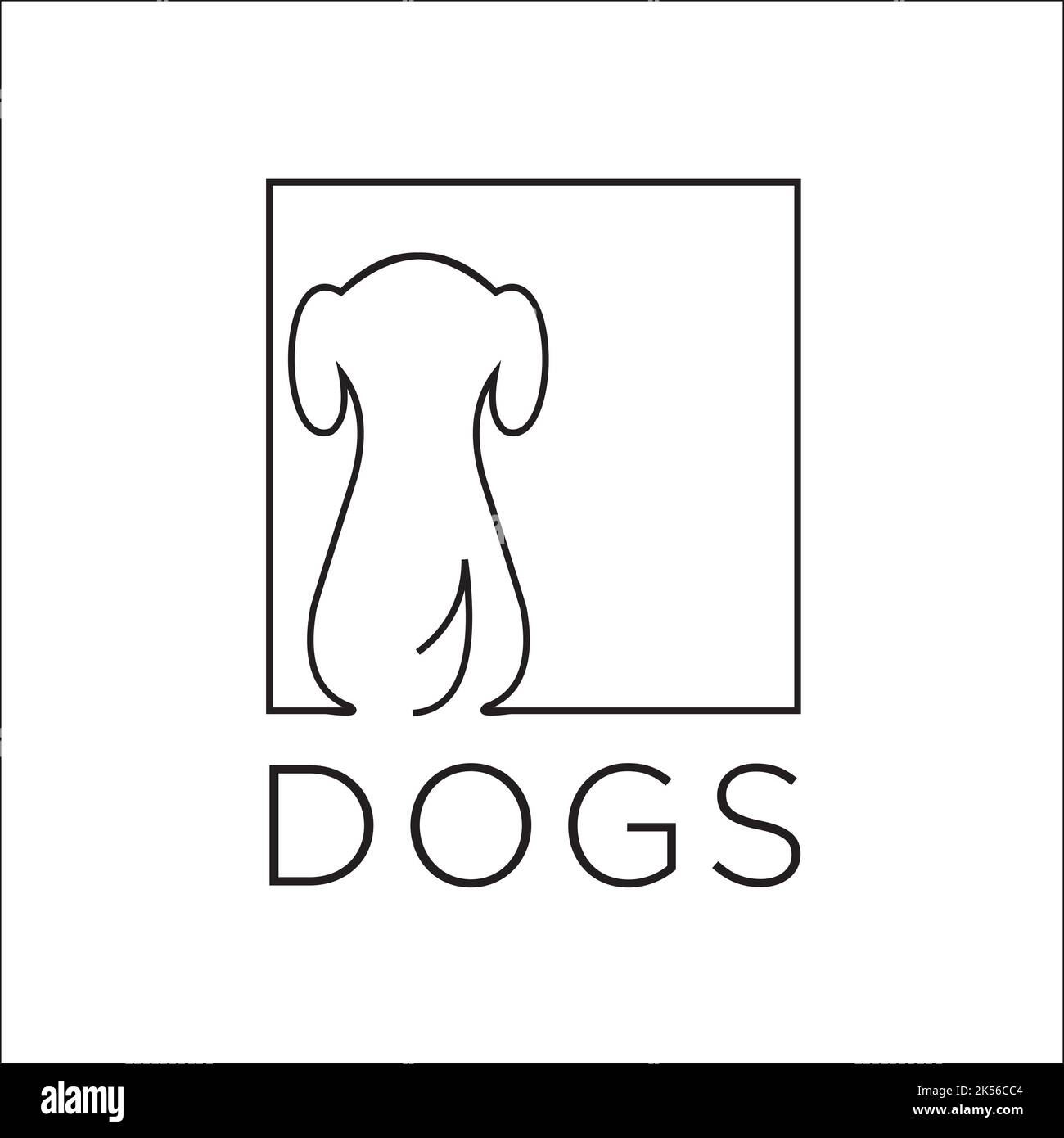 DOGS exclusive logo design inspiration Stock Vector Image & Art - Alamy