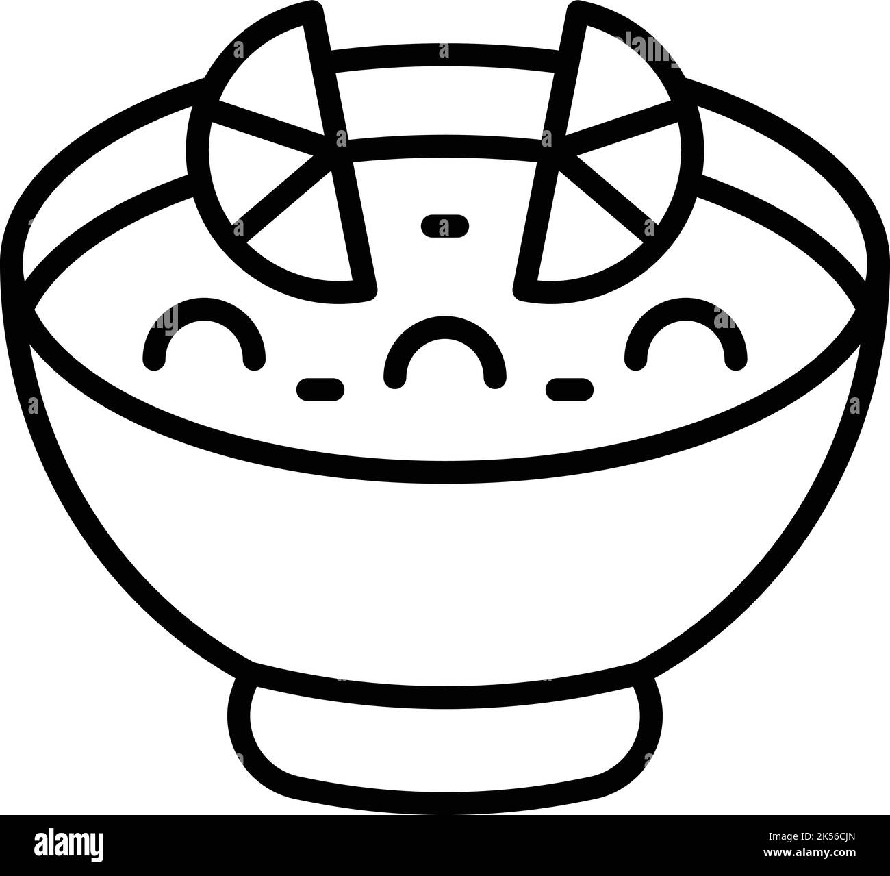 Lemon paella icon outline vector. Culinary fish. Dish pan Stock Vector ...