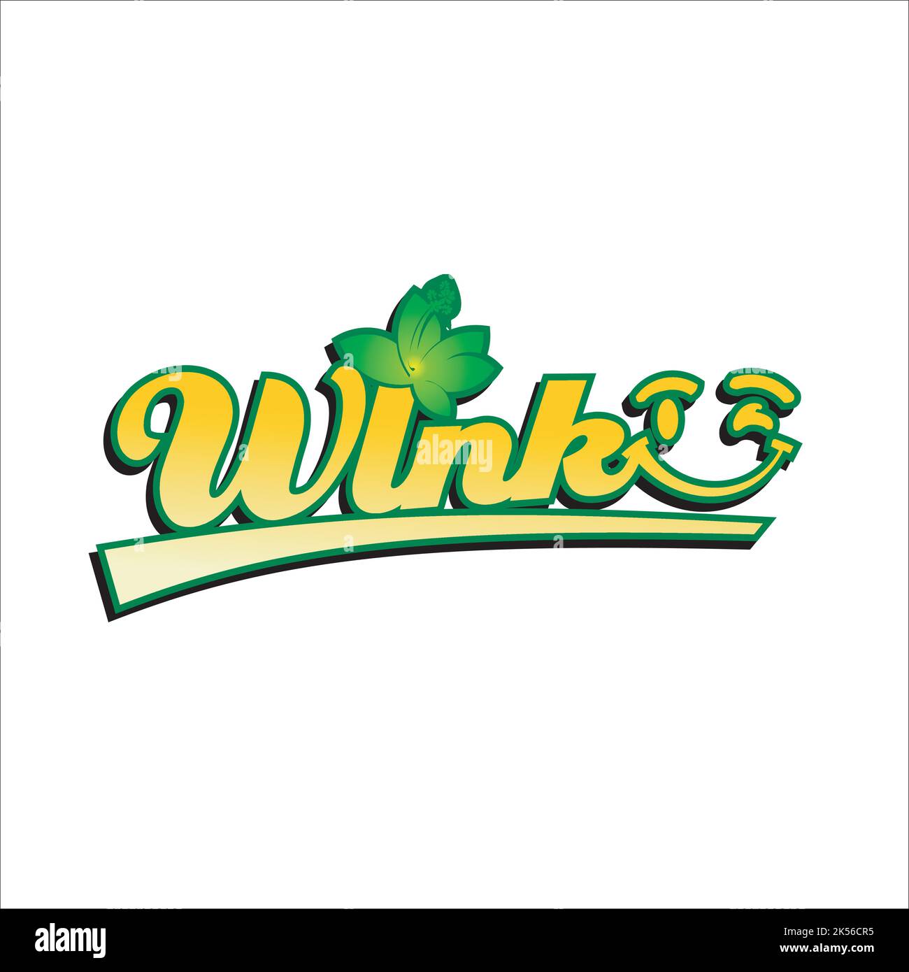 wink smile exclusive logo design inspiration Stock Vector Image & Art ...