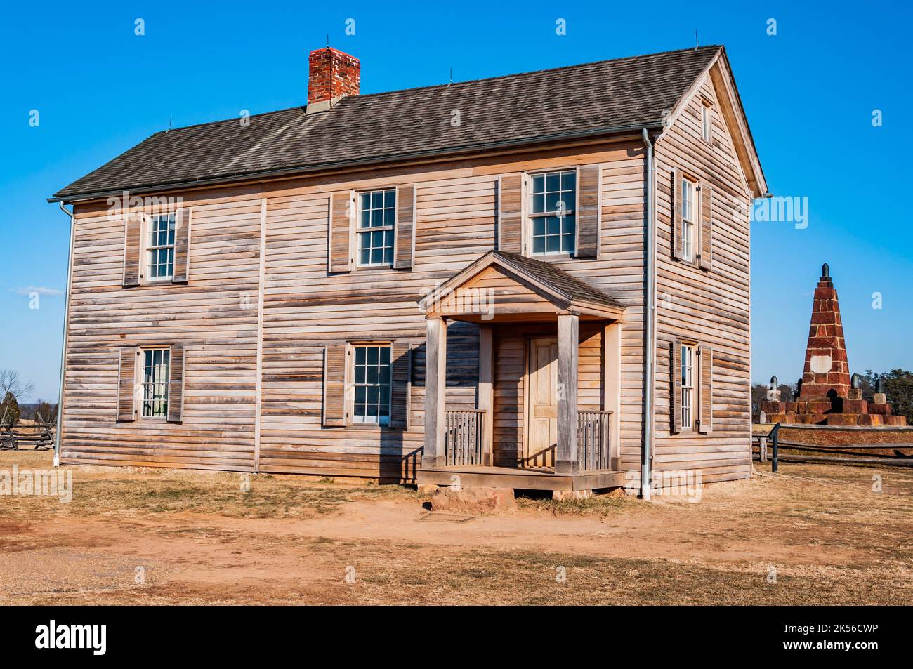 The Henry House, Manassas National Battlefield Park, Virginia USA ...