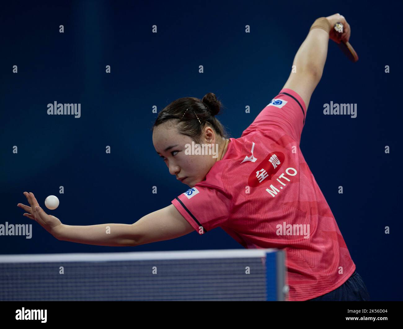 CHENGDU, CHINA - OCTOBER 6, 2022 - Mima Ito of Japan competes against ...