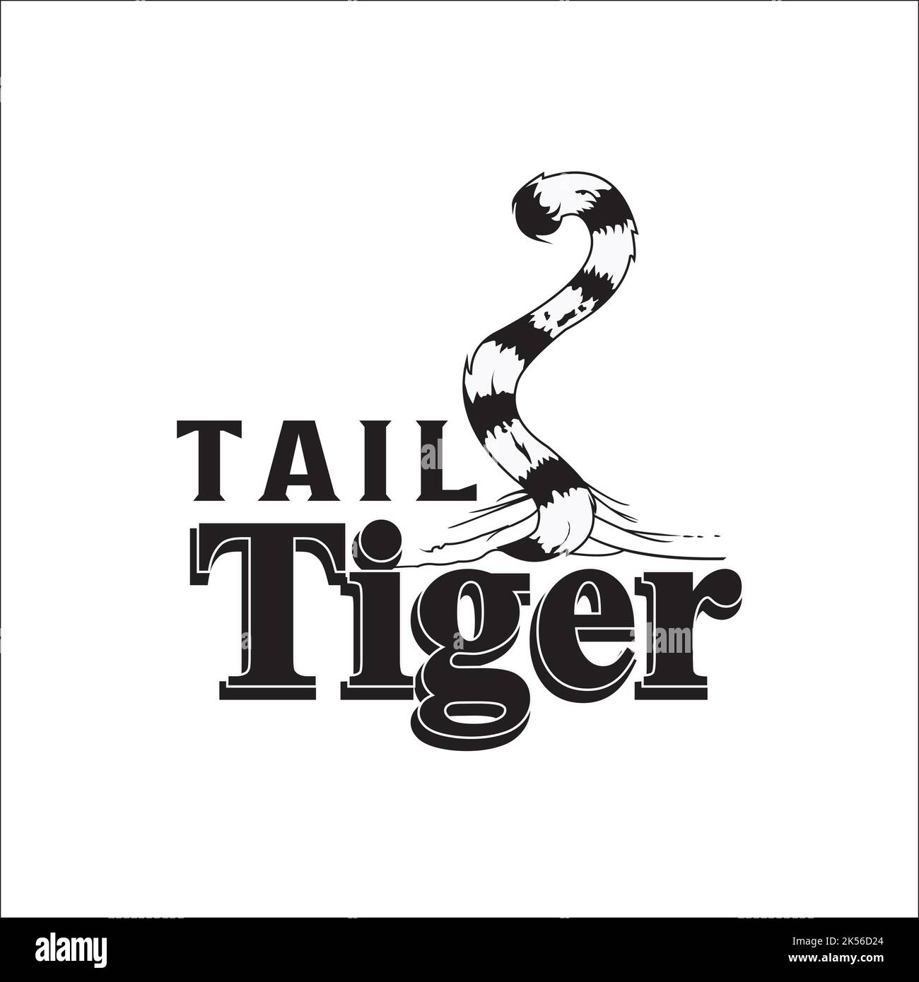 tail tiger exclusive logo design inspiration Stock Vector Image & Art - Alamy