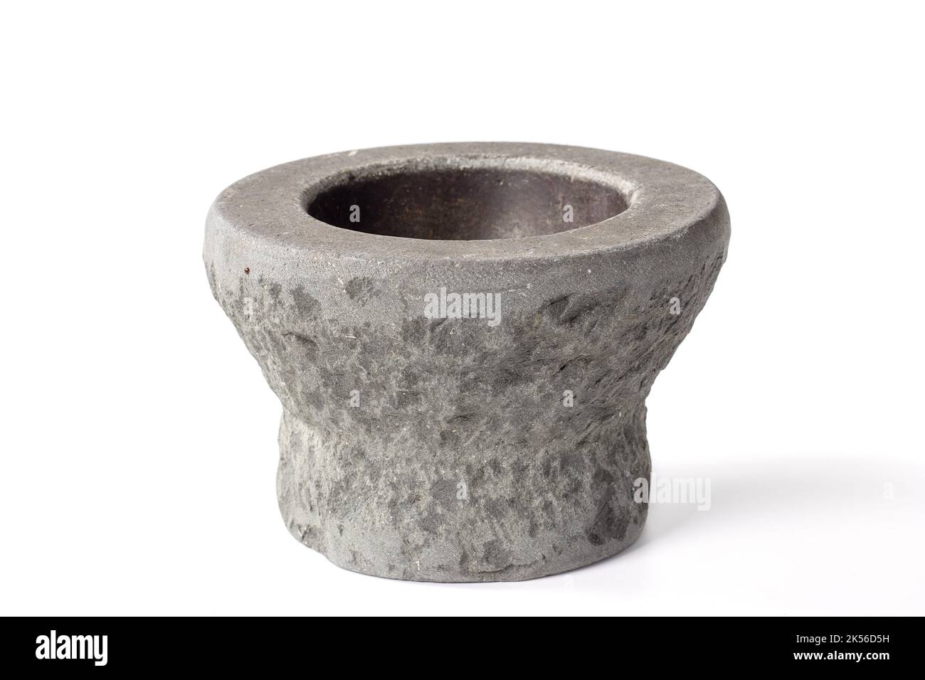 Mortar isolated on white background.mortar is a tool for finely ...