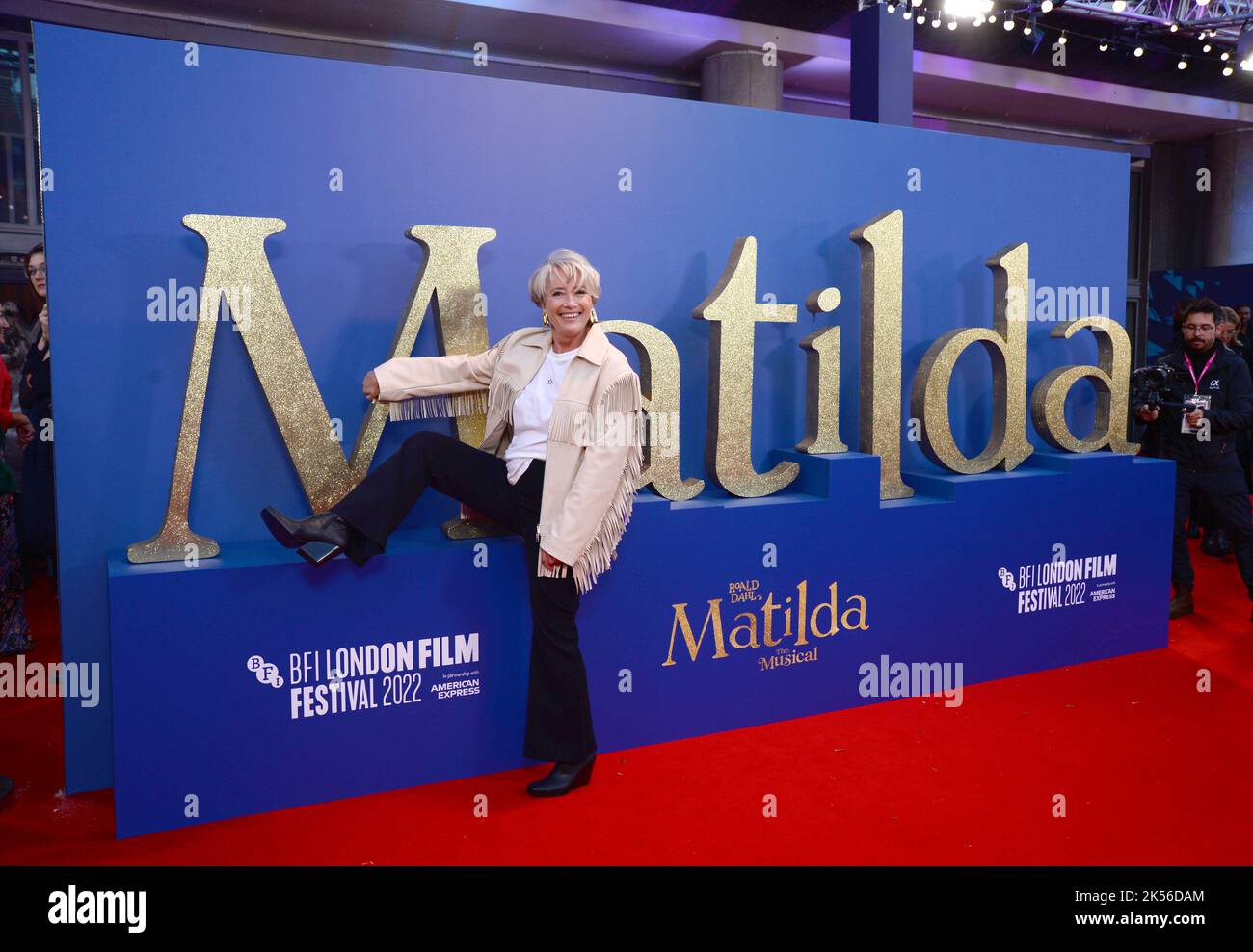 Photo Must Be Credited ©Alpha Press 078237 05/10/2022 Emma Thompson Roald Dahl Matilda The ...