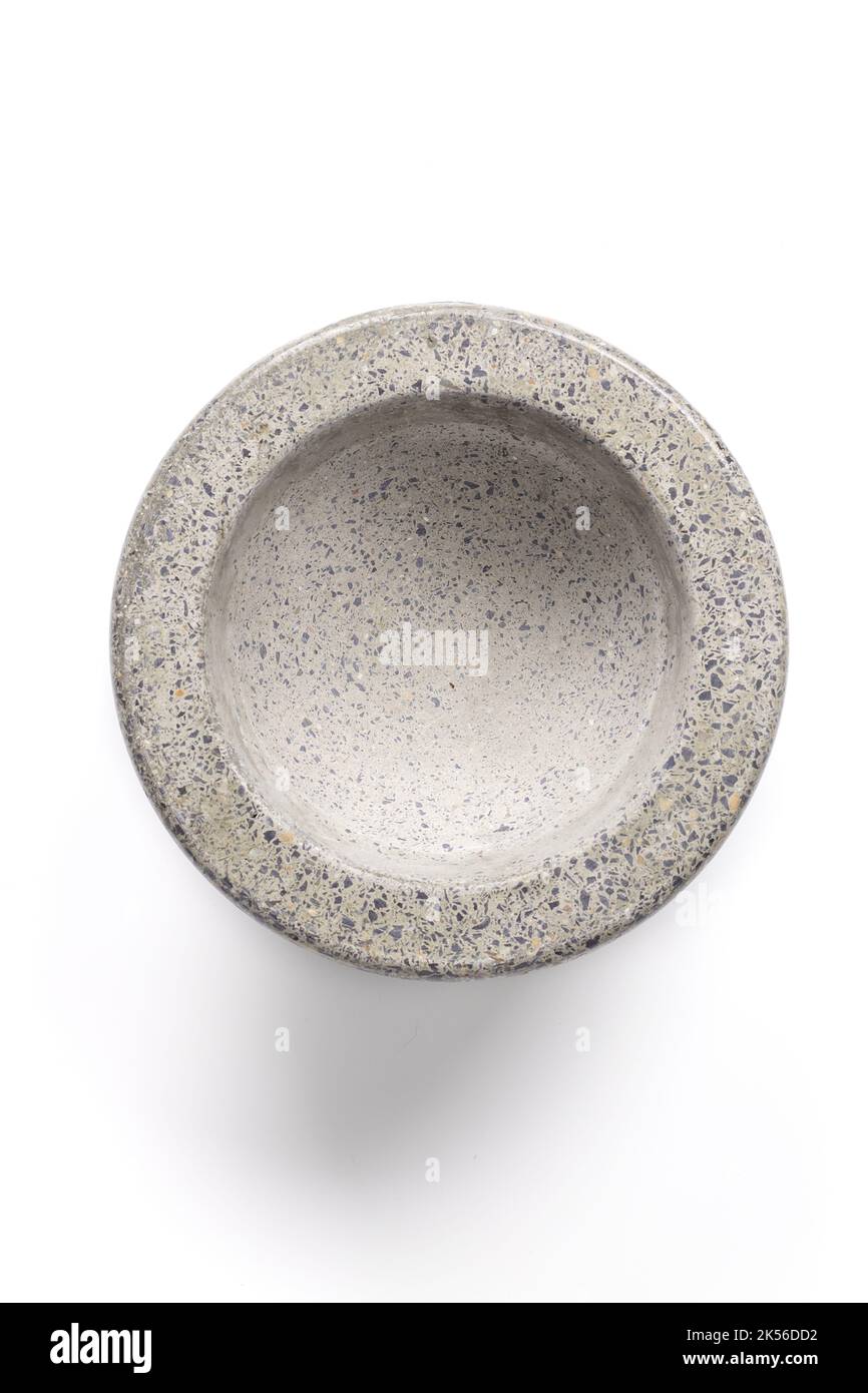 mortar isolated on white background.mortar is a tool for finely ...