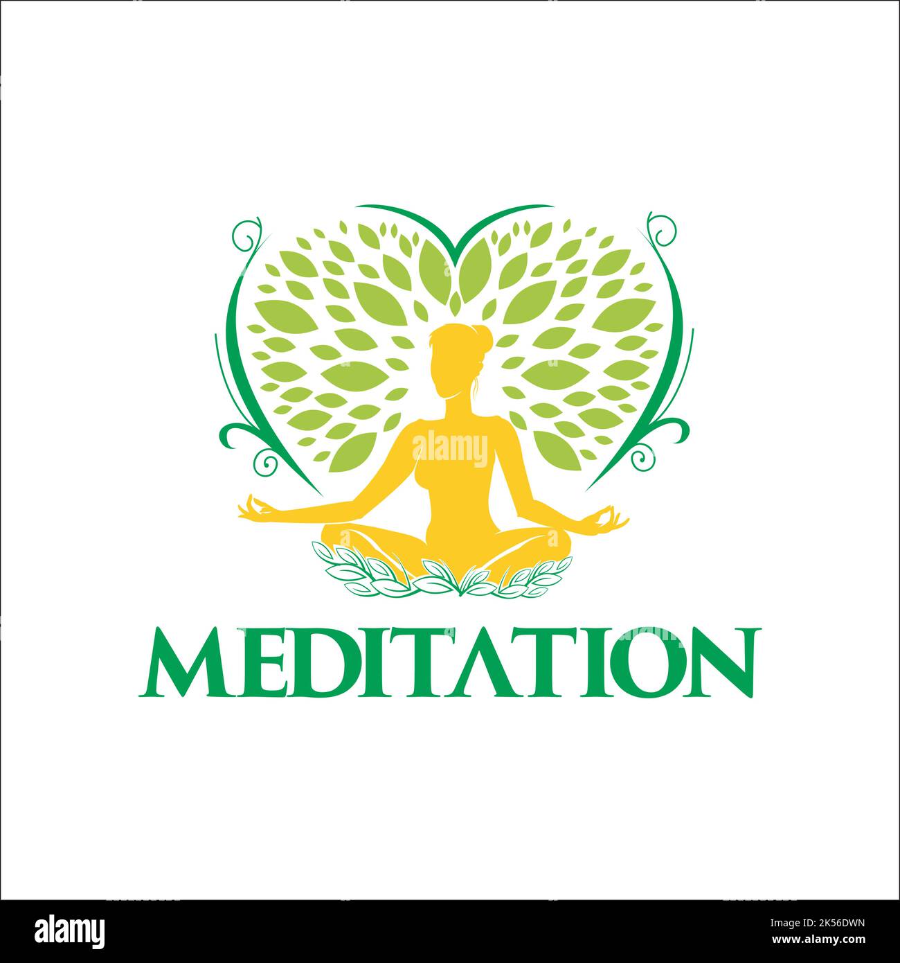 meditation exclusive logo design inspiration Stock Vector Image & Art ...