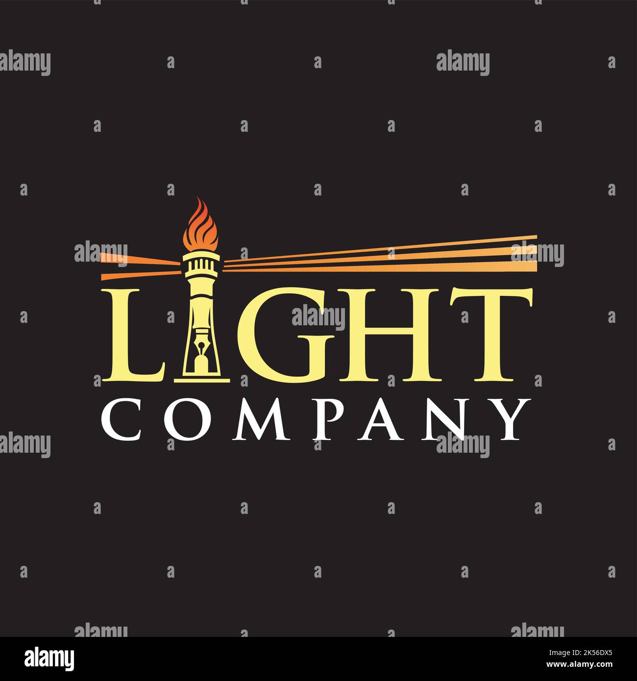 light exclusive logo design inspiration Stock Vector Image & Art - Alamy