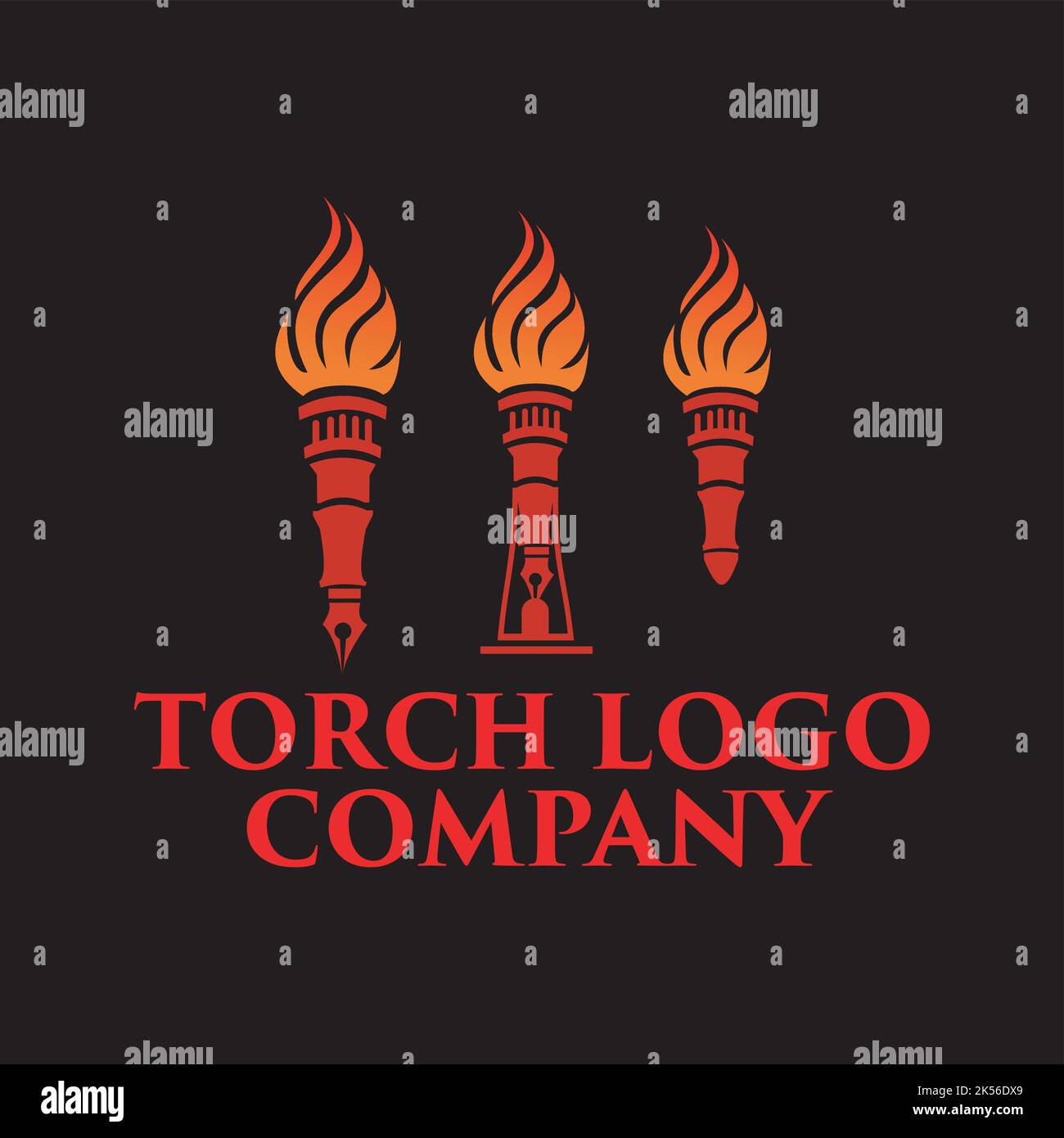 Torch lights Stock Vector Images - Alamy