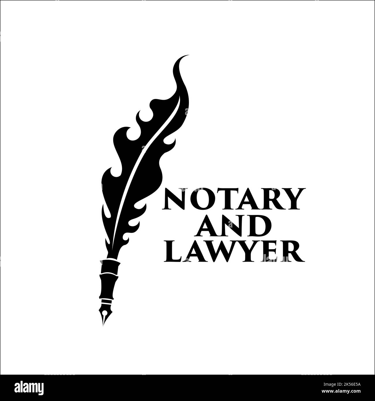 NOTARY AND LAWYER LOGO EXCLUSIVE DESIGN INSPIRATION Stock Vector Image ...