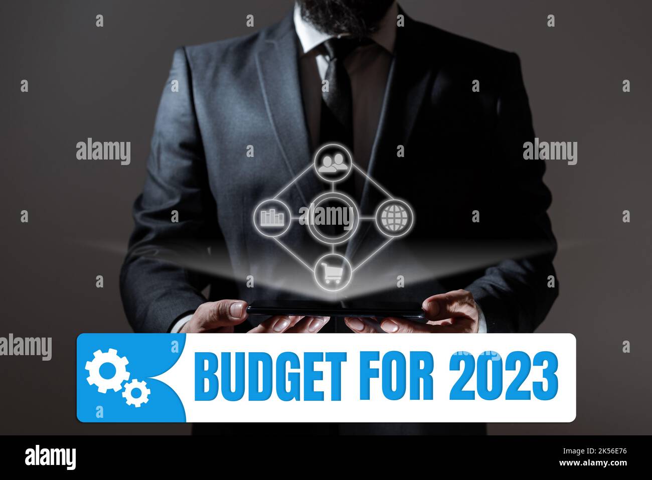 Text sign showing Budget For 2023, Business showcase An written ...