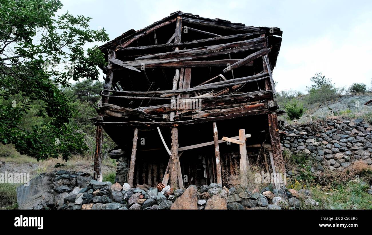 Ruined village hi-res stock photography and images - Alamy