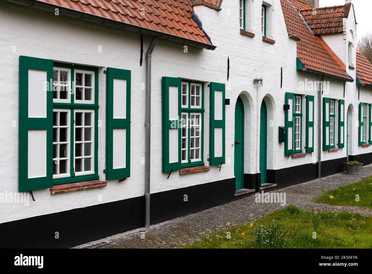 Row medieval house facades old hi-res stock photography and images - Alamy
