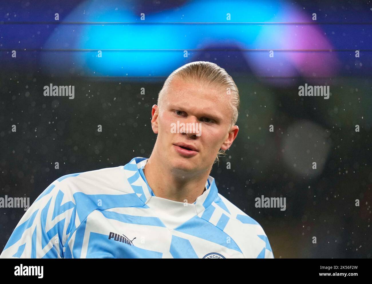 Manchester Stadium, Manchester, UK. 5th Oct, 2022. Erling Haaland ...