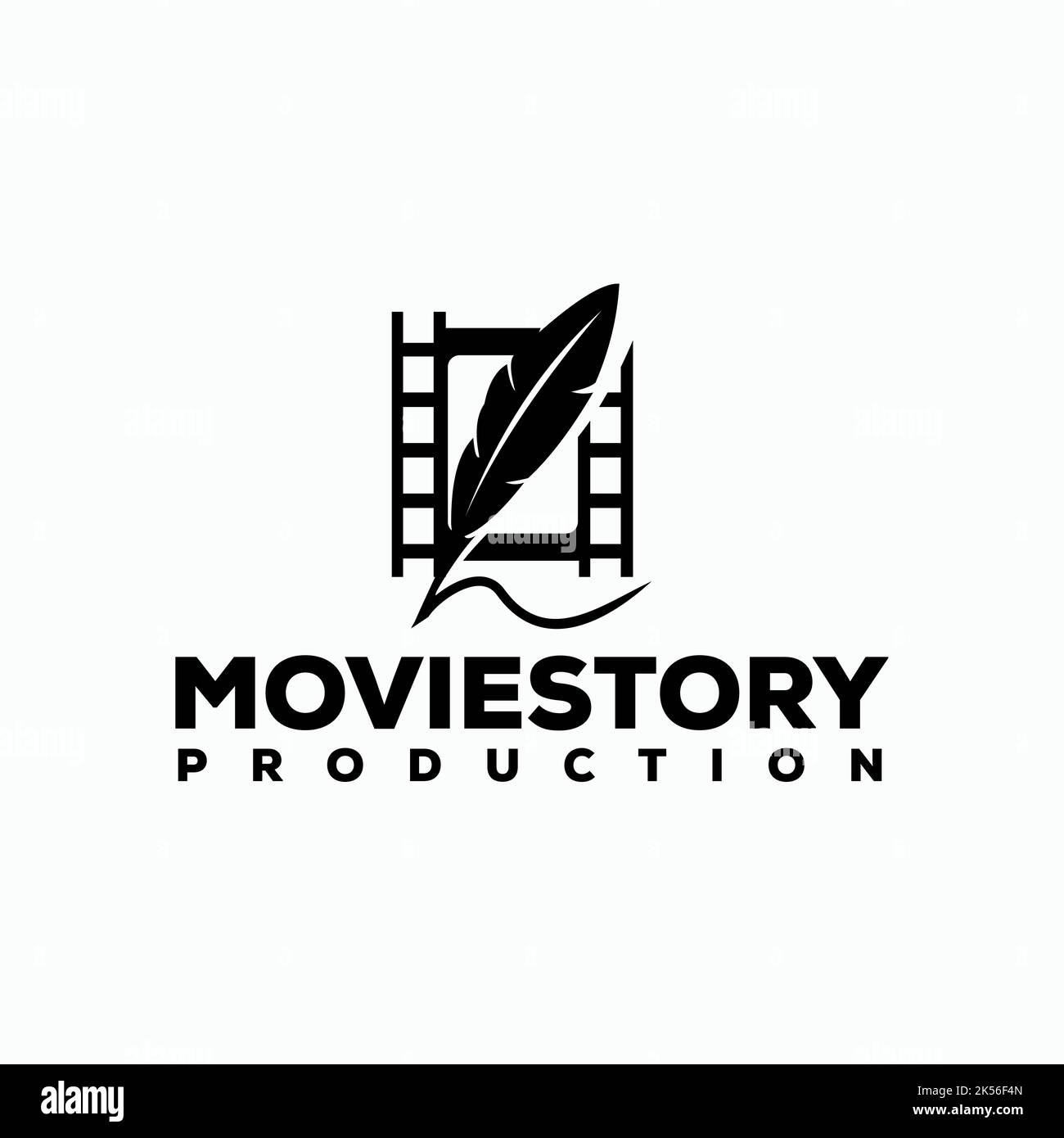 movie story production logo exclusive design inspiration Stock Vector ...