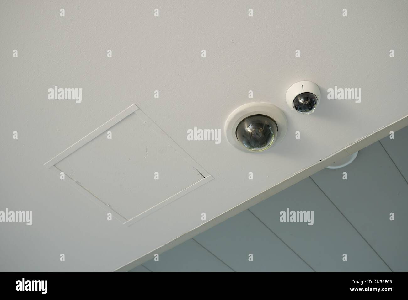 CCTV security camera operating outdoor Stock Photo - Alamy
