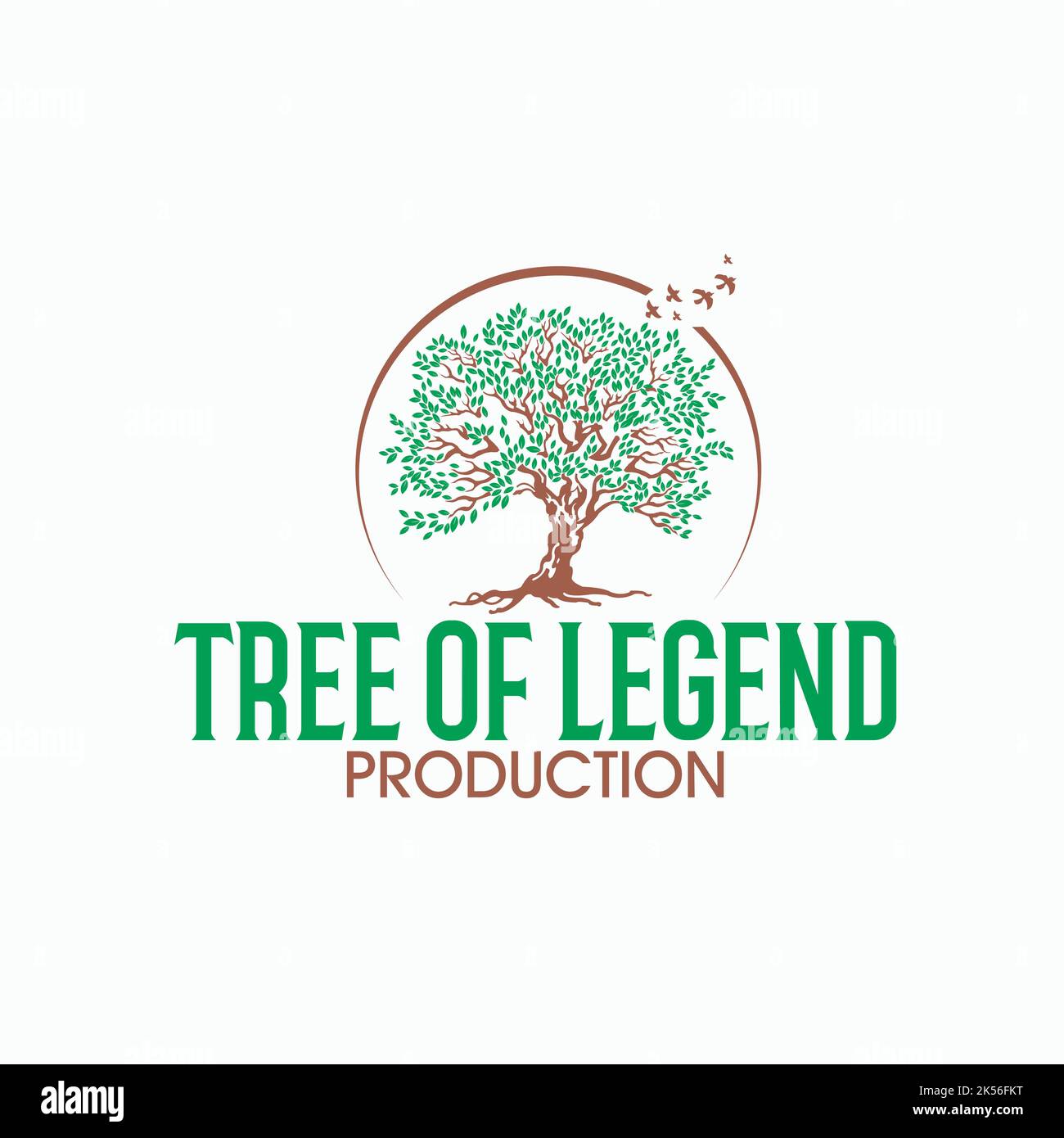 tree of legend production logo exclusive design inspiration Stock ...