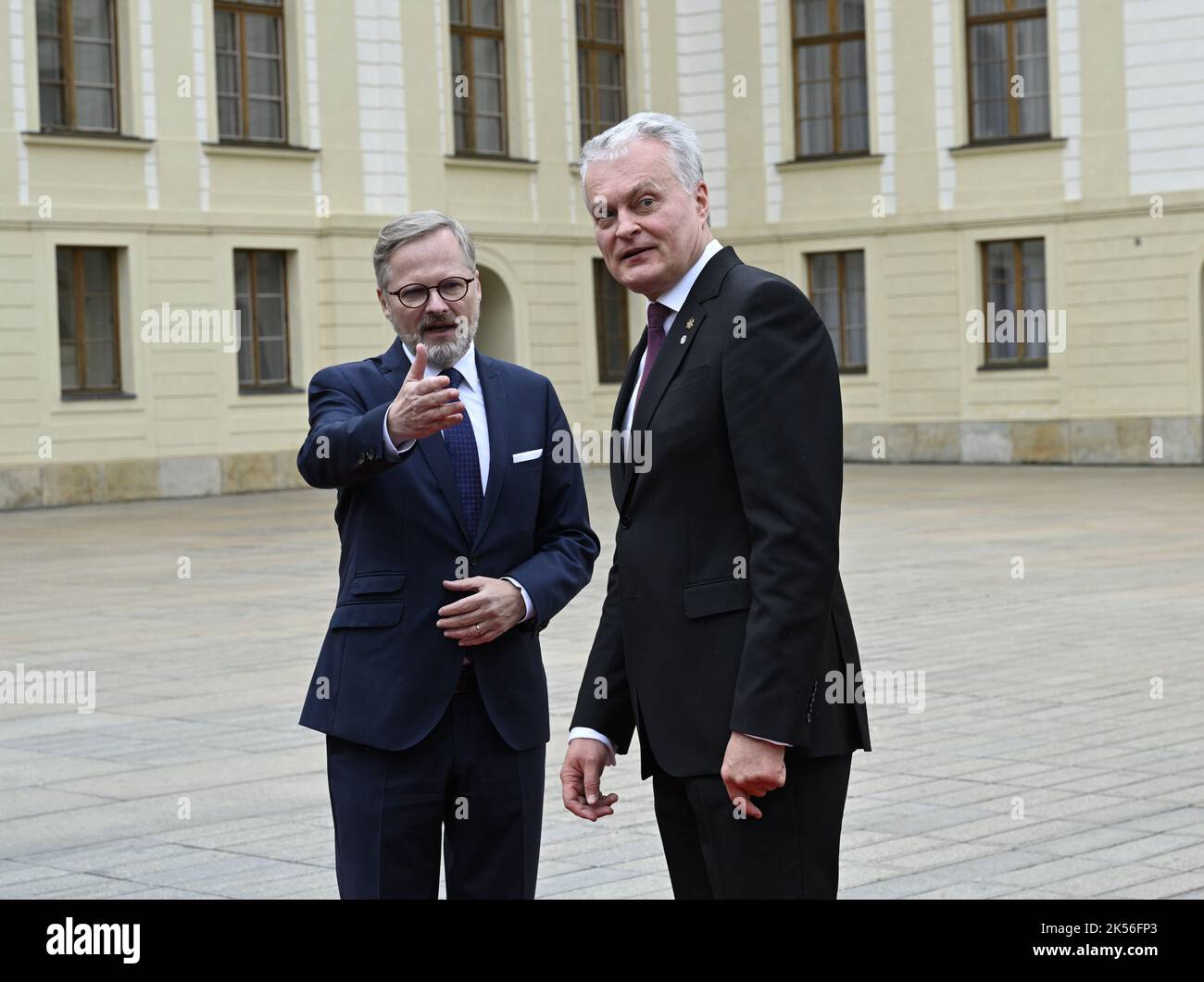 Prague, Czech Republic. 06th Oct, 2022. Czech Prime Minister Petr Fiala ...