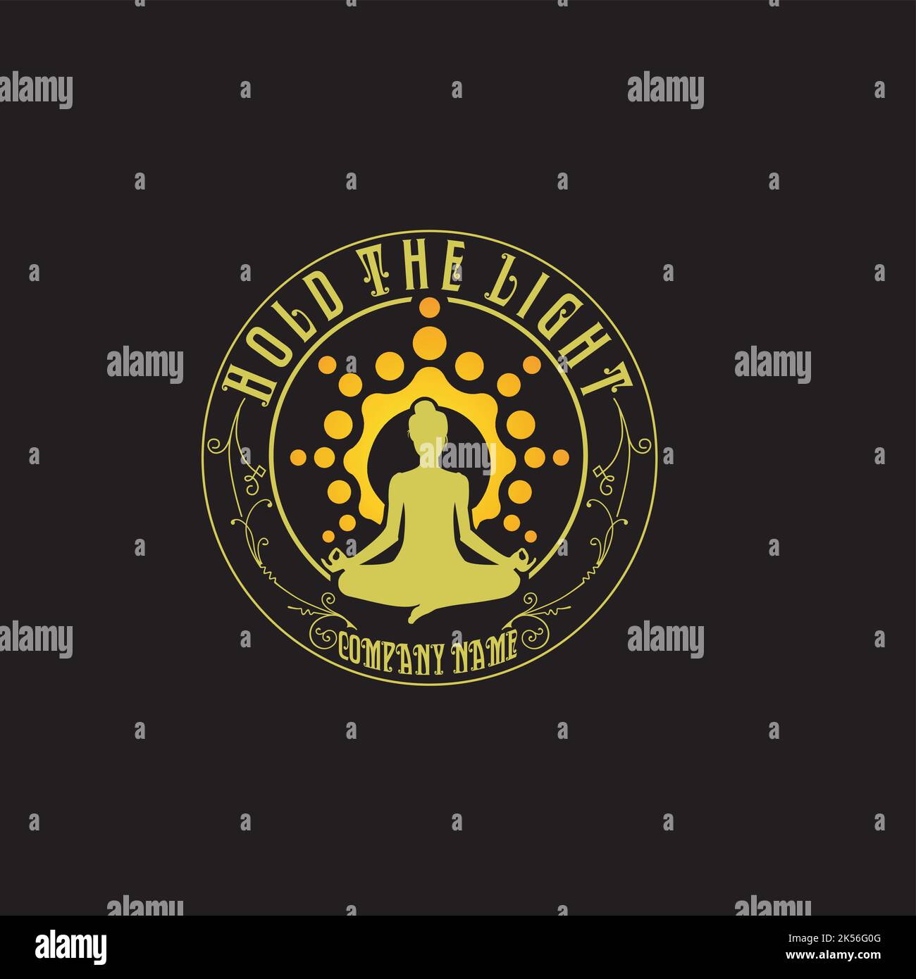 hold the light logo exclusive design inspiration Stock Vector Image ...