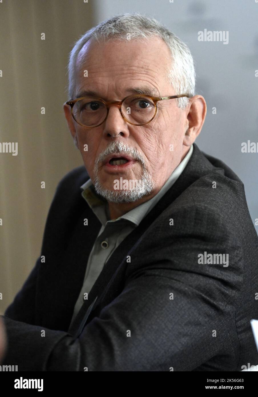 Colruyt Chairman and CEO Jef Colruyt pictured during a press conference ...