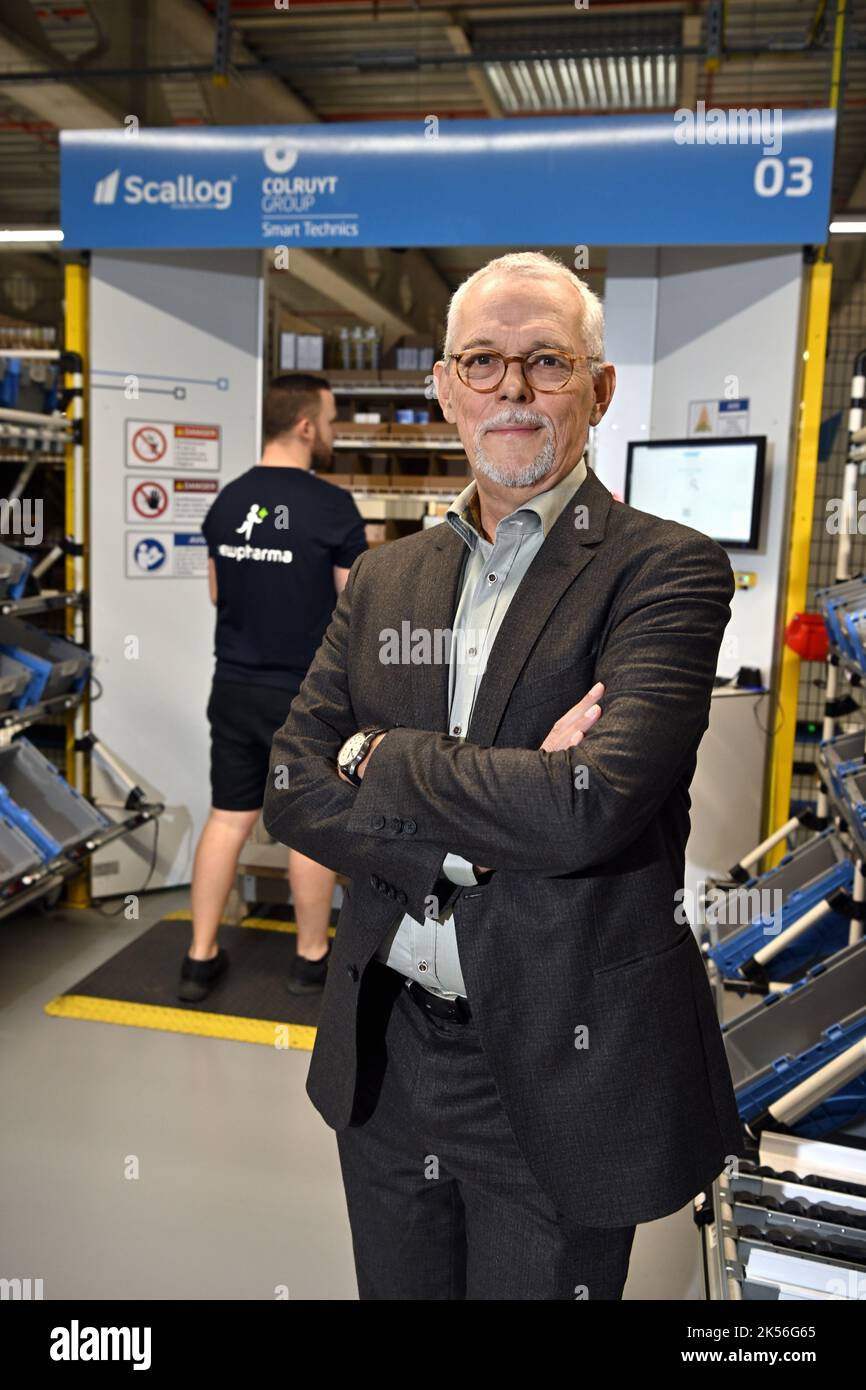 Colruyt Chairman and CEO Jef Colruyt pictured during a press conference ...